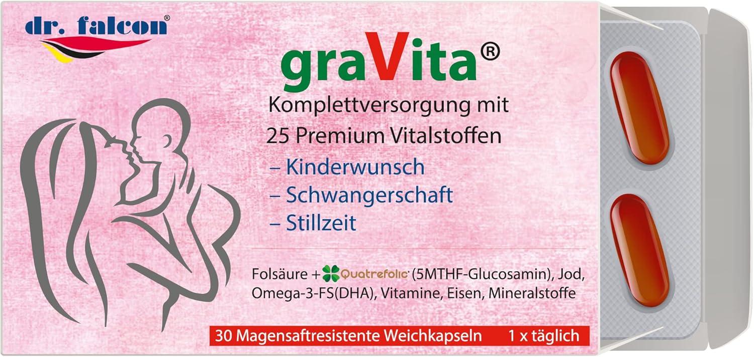 Dr. Falcon Gravita - 25 Essential Nutrients for Conception Pregnancy ...