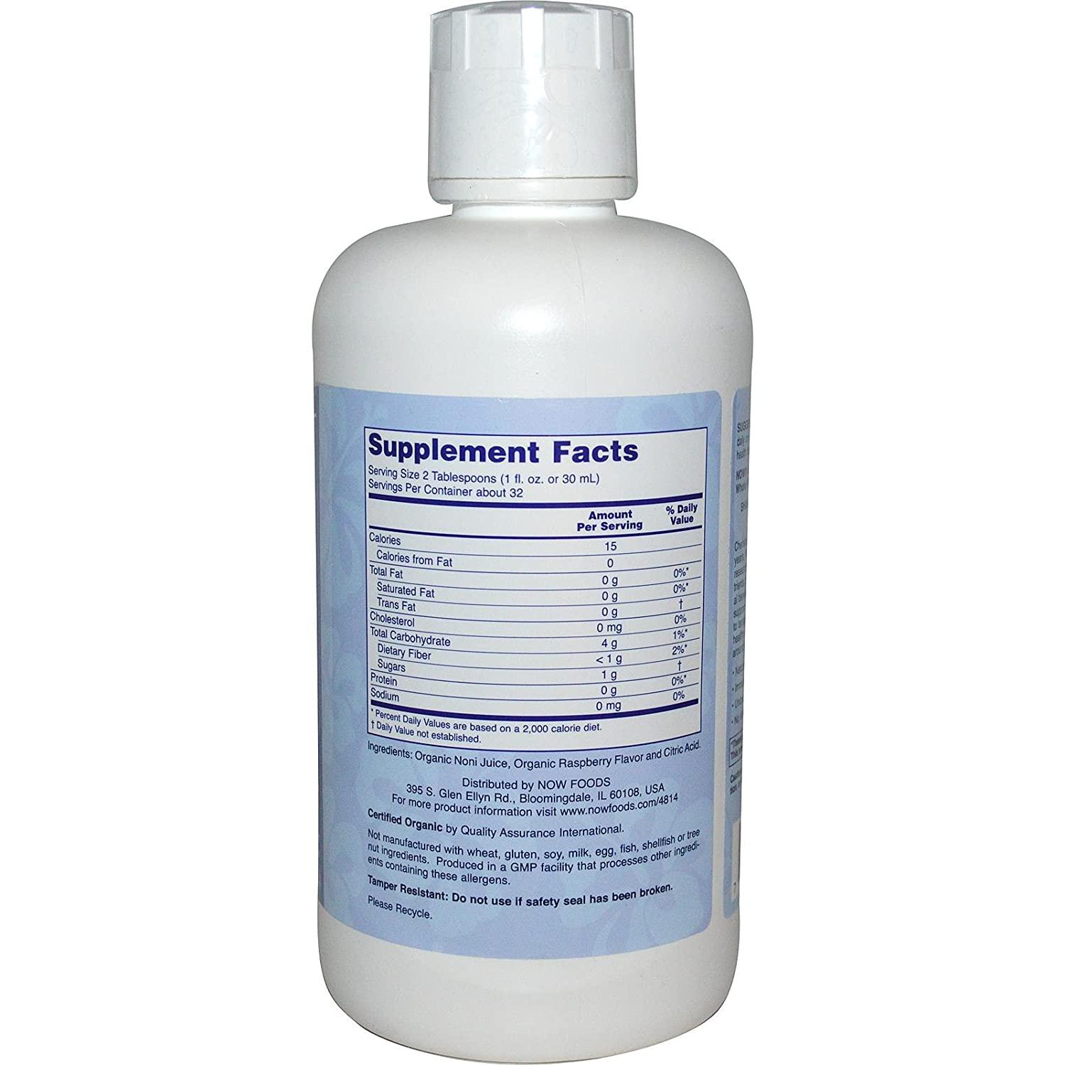 Certified Organic Noni Superfruit Juice 32 fl oz Liquid - 946 ml - Pure ...
