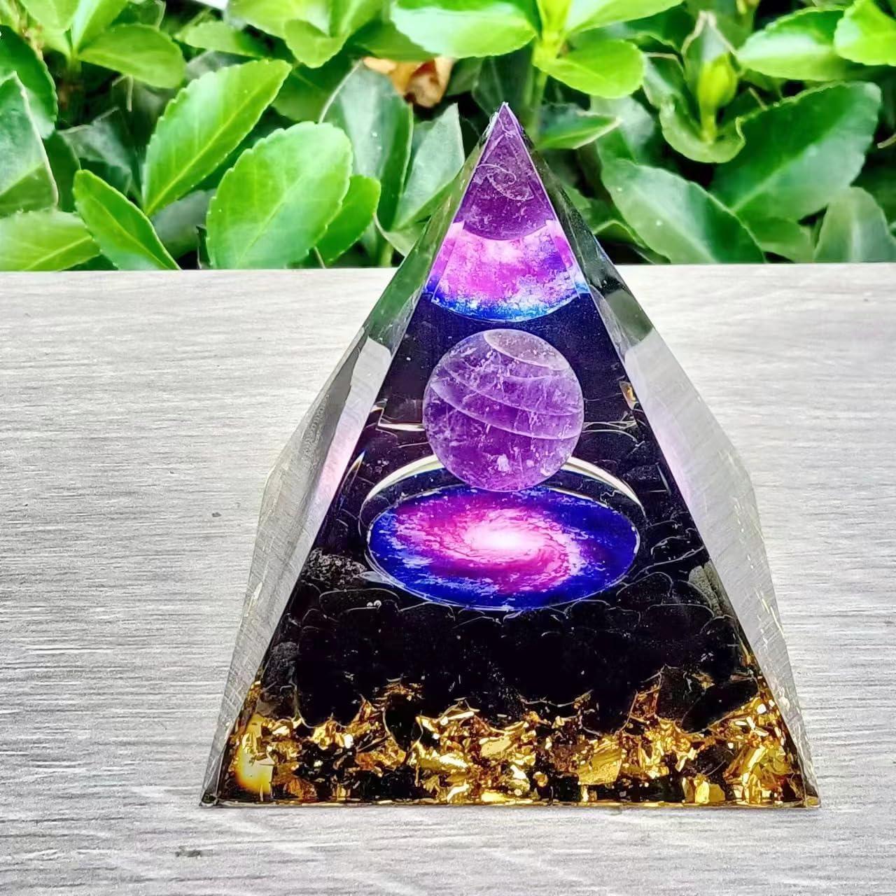 Ycyingcheng Healing Crystals Tower Energy Quartz Pyramid - 6cm ...