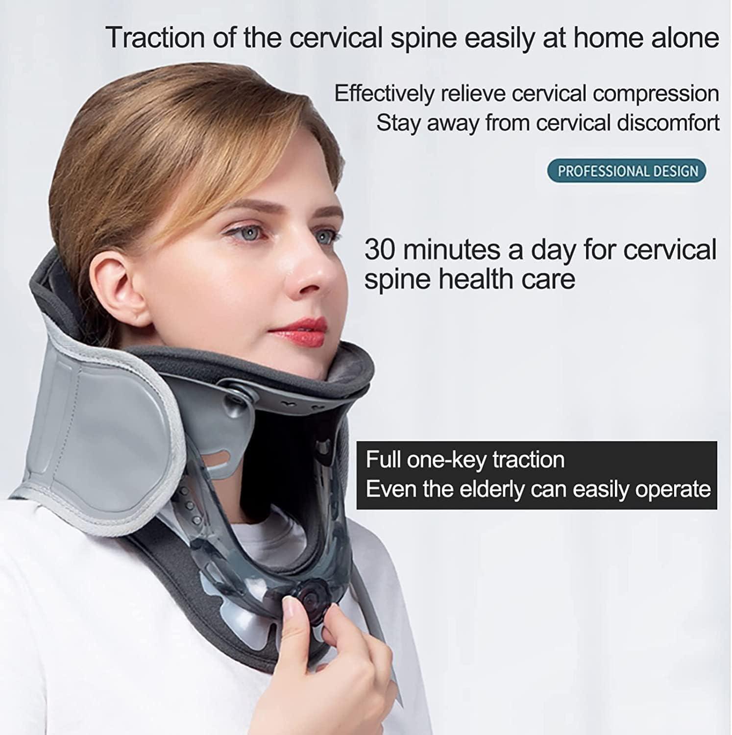 Neck Stretcher Cervical Traction Device - Relieve Neck & Shoulder Pain ...