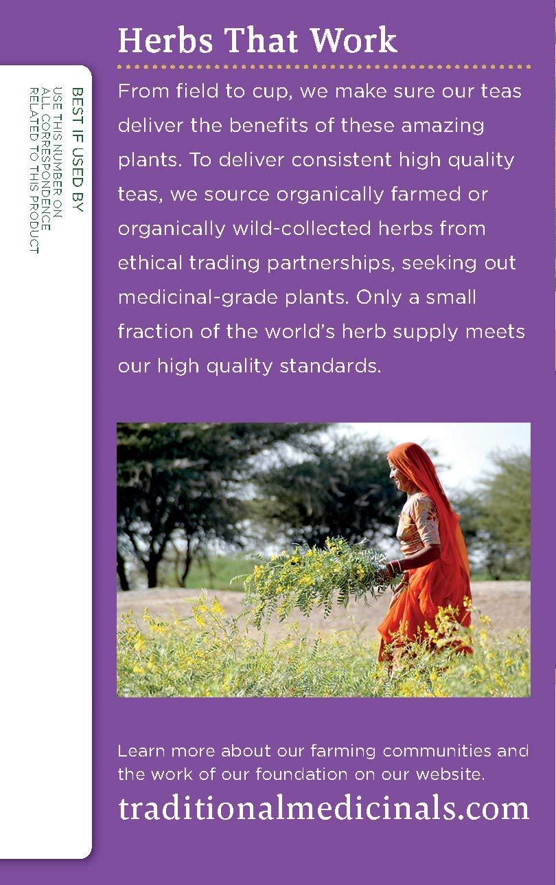 Organic Smooth Move Peppermint Laxative Tea - Caffeine Free, 16 Wrapped ...