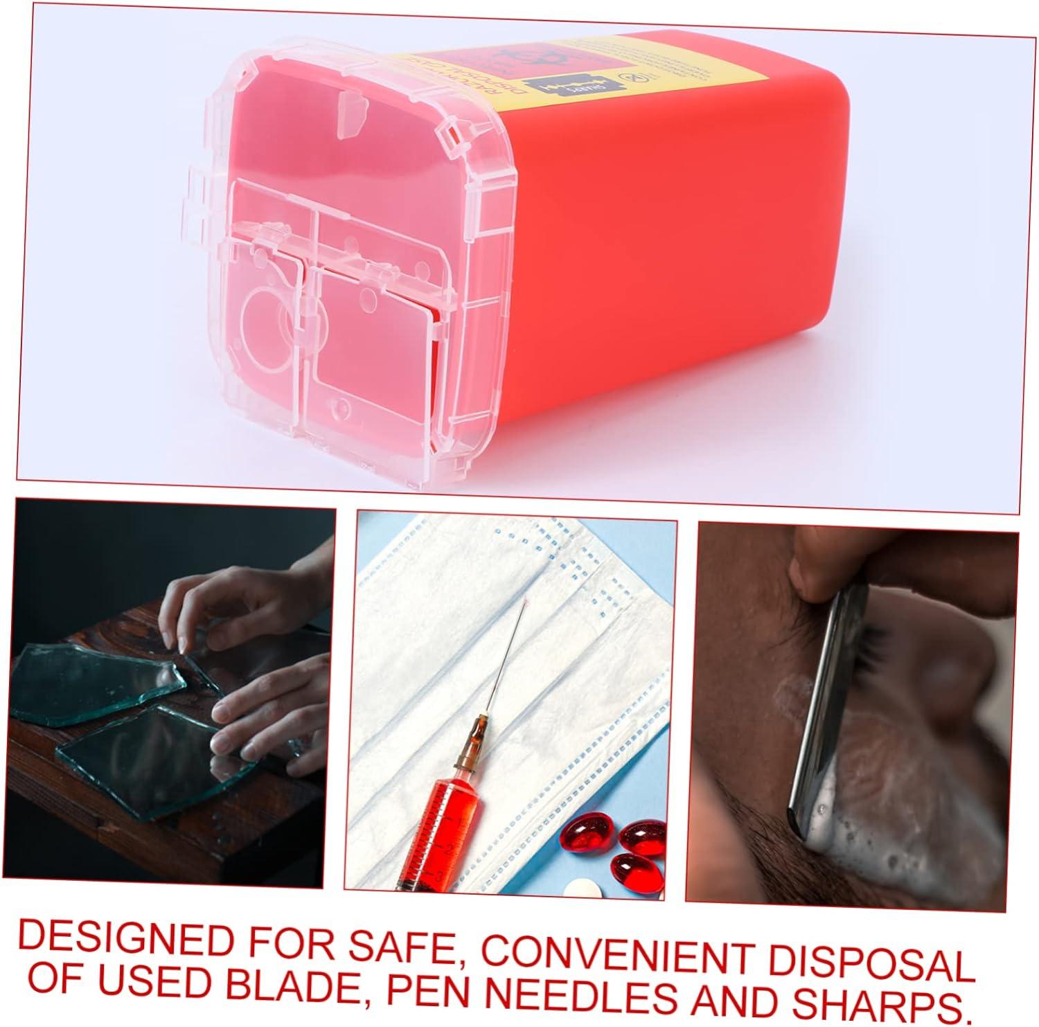 Buy Callaron Mini Plastic Waste Bucket - Sharp Objects Disposal Bin ...