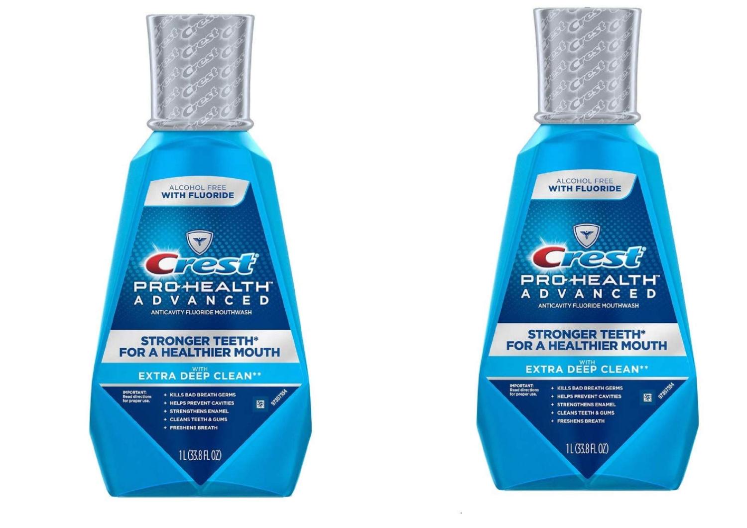 Crest Pro-Health Advanced Anticavity Fluoride Mouthwash/Rinse 1 Liter ...