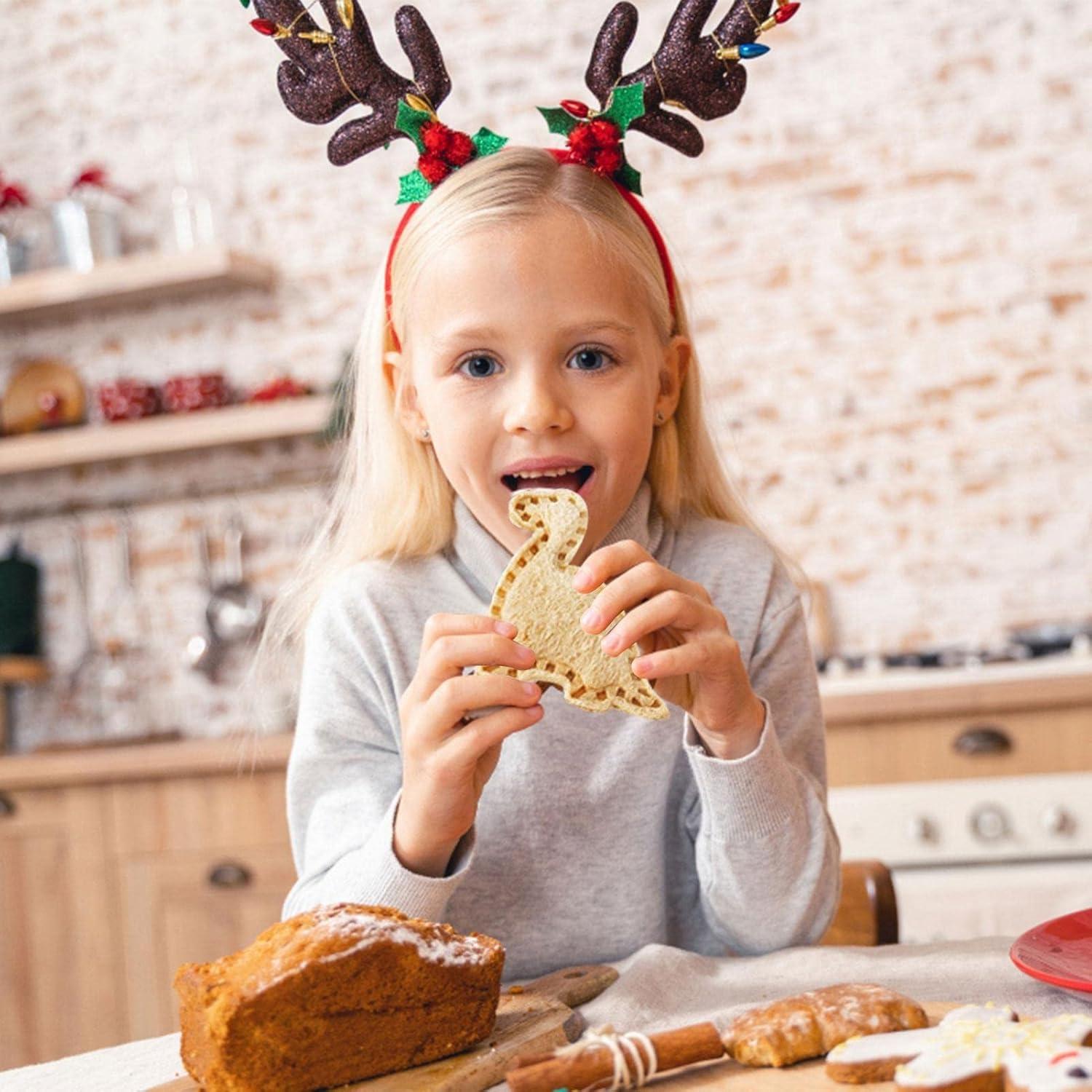 Xiaocao Dinosaur Sandwich Cutter | Stainless Steel Kids Cartoon Tool ...