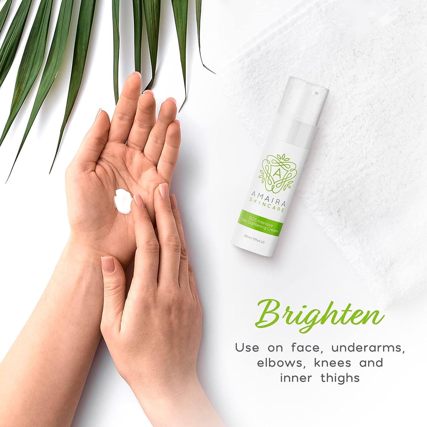 Amaira Natural SOS Skin Improving Cream - Reduce Dark Spots on Face ...