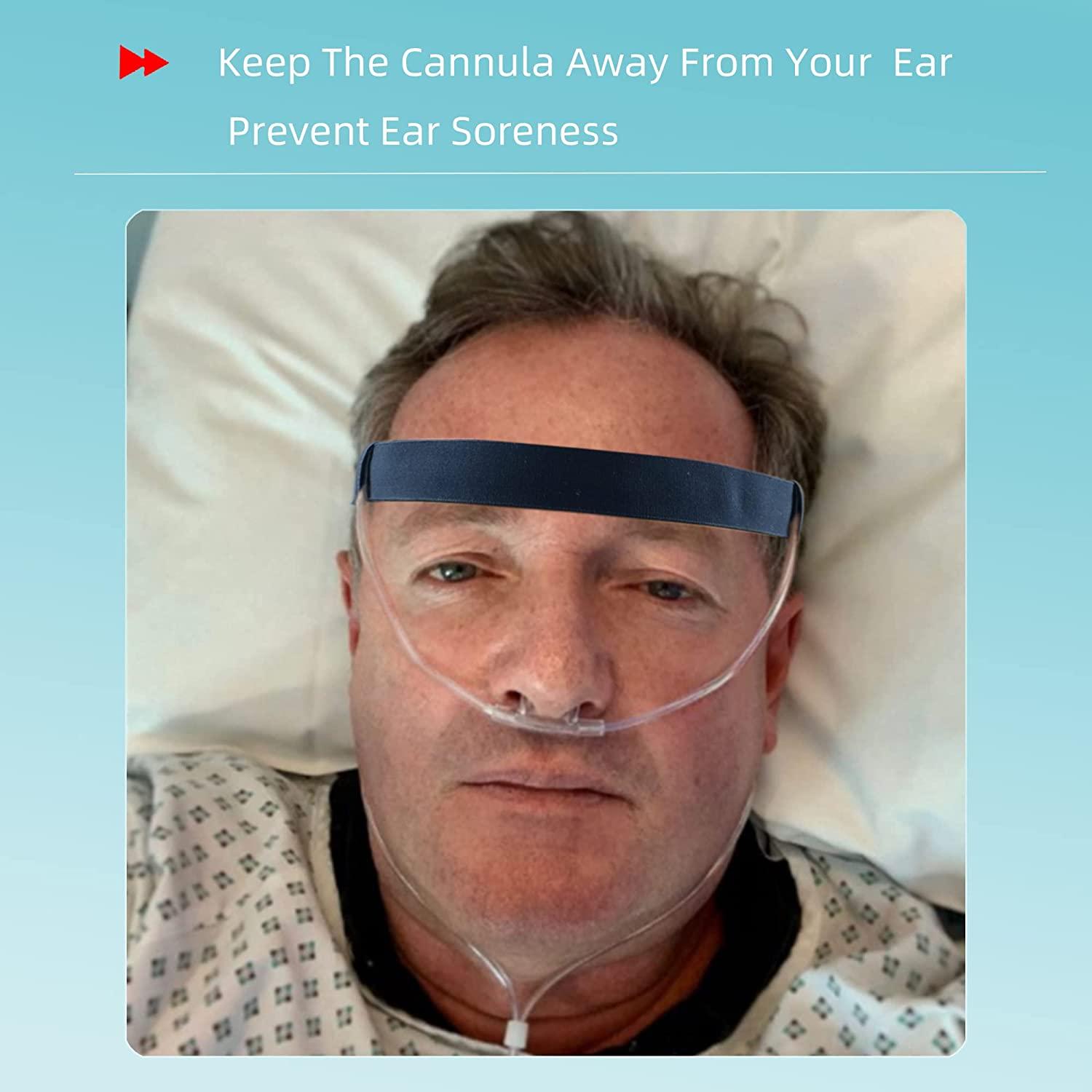 Comfortable Nasal Oxygen Cannula Ear Protector Headband - Prevent Ear ...