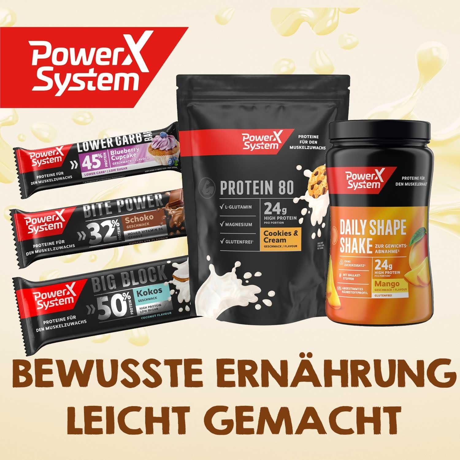 Power System Snack Power Dark Chocolate Protein Bar 24x45g | 35% ...