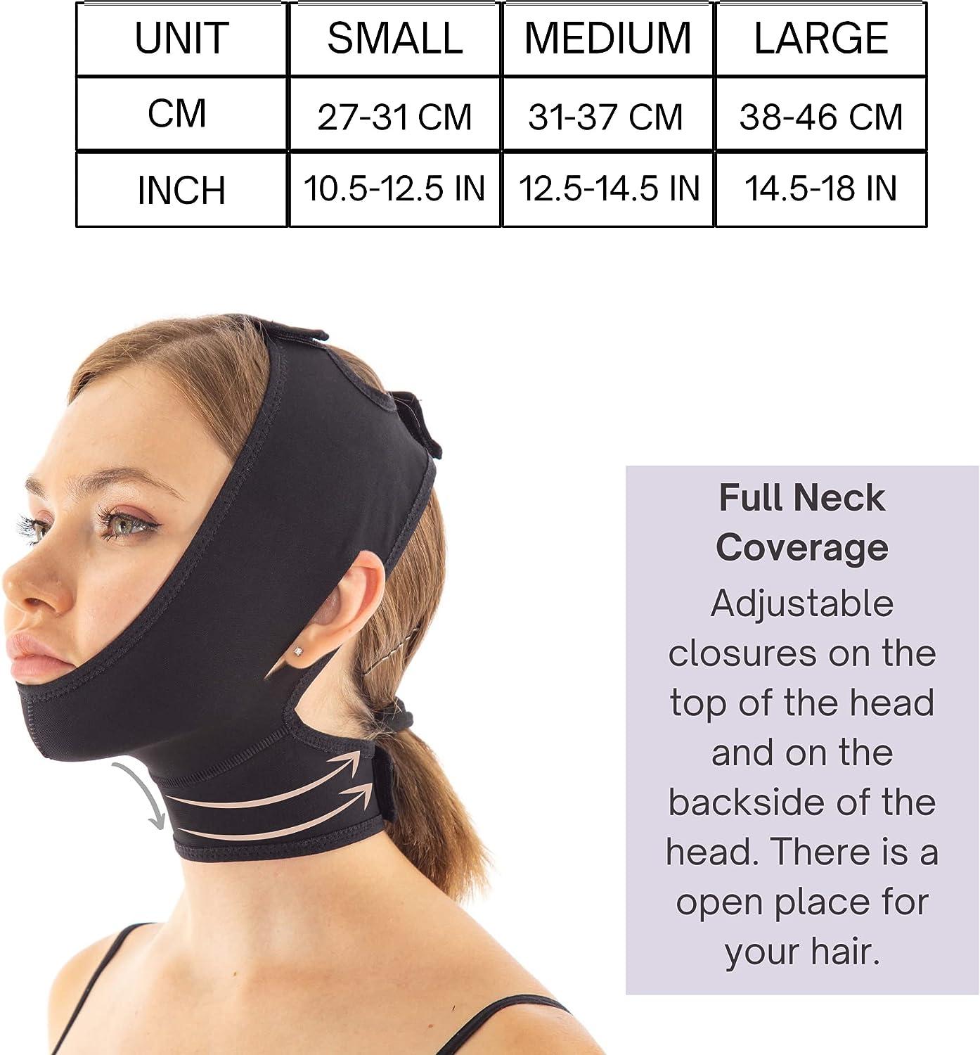 Chin Compression Garment Strap Band Face Lift - Neck Cover Face ...