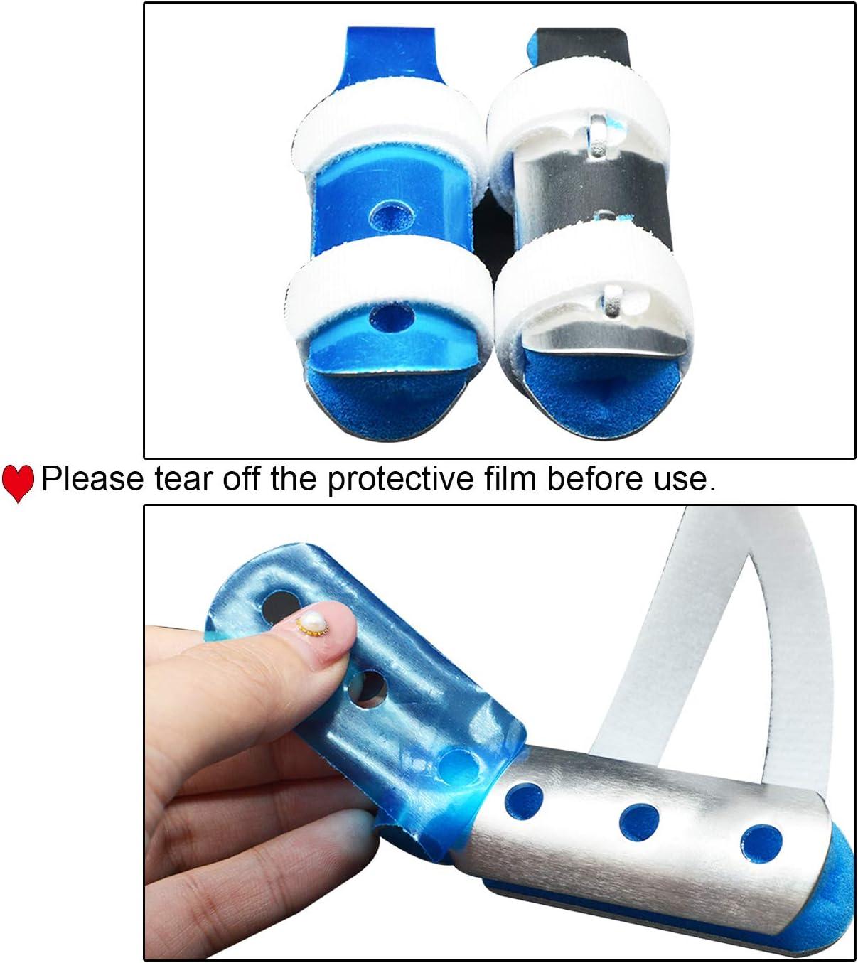 5-Piece Finger Splints Set for Arthritis, Trigger Finger & Joint Pain ...