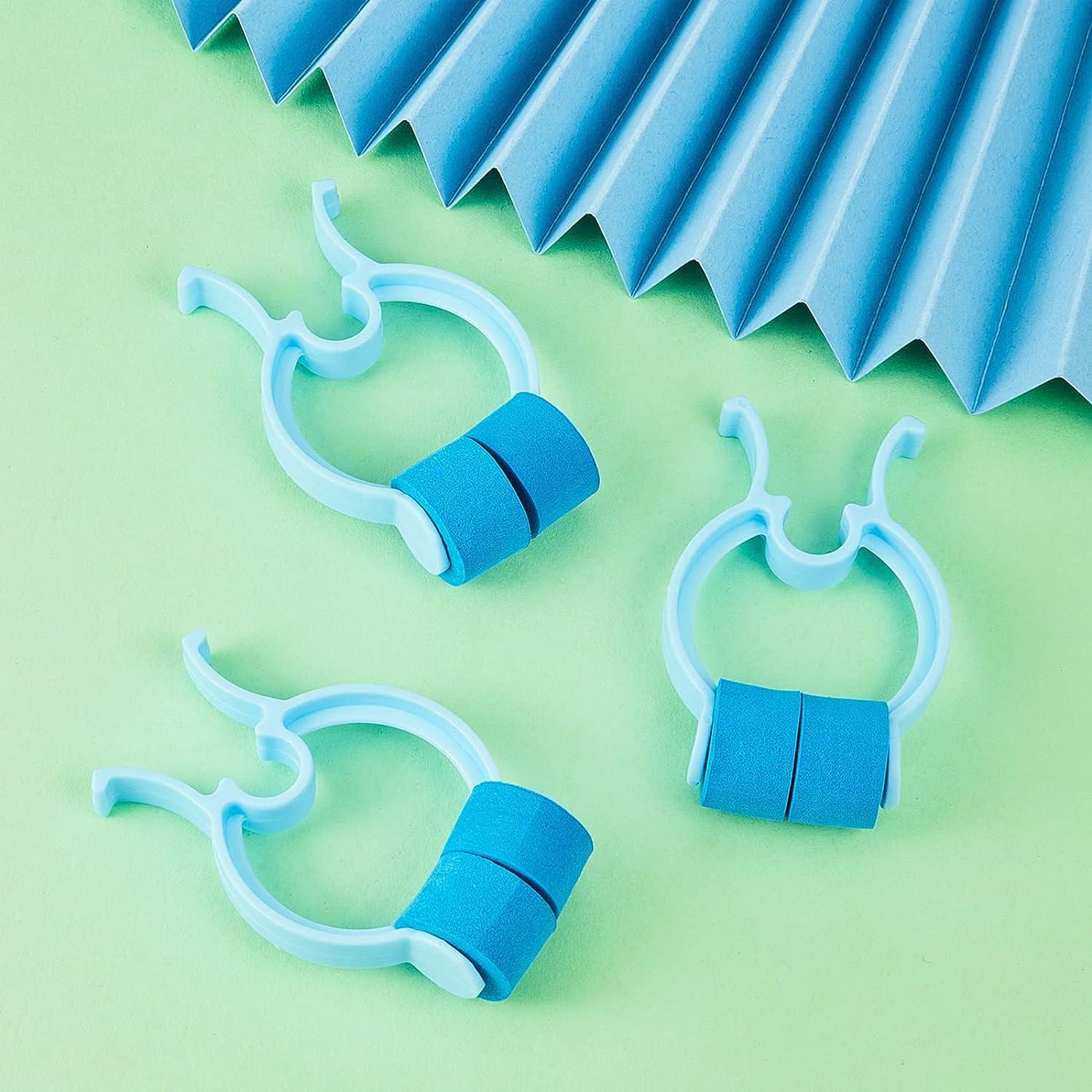 60-Piece Blue Nose Stop Clips for Emergency Nasal Blockage - Plastic ...