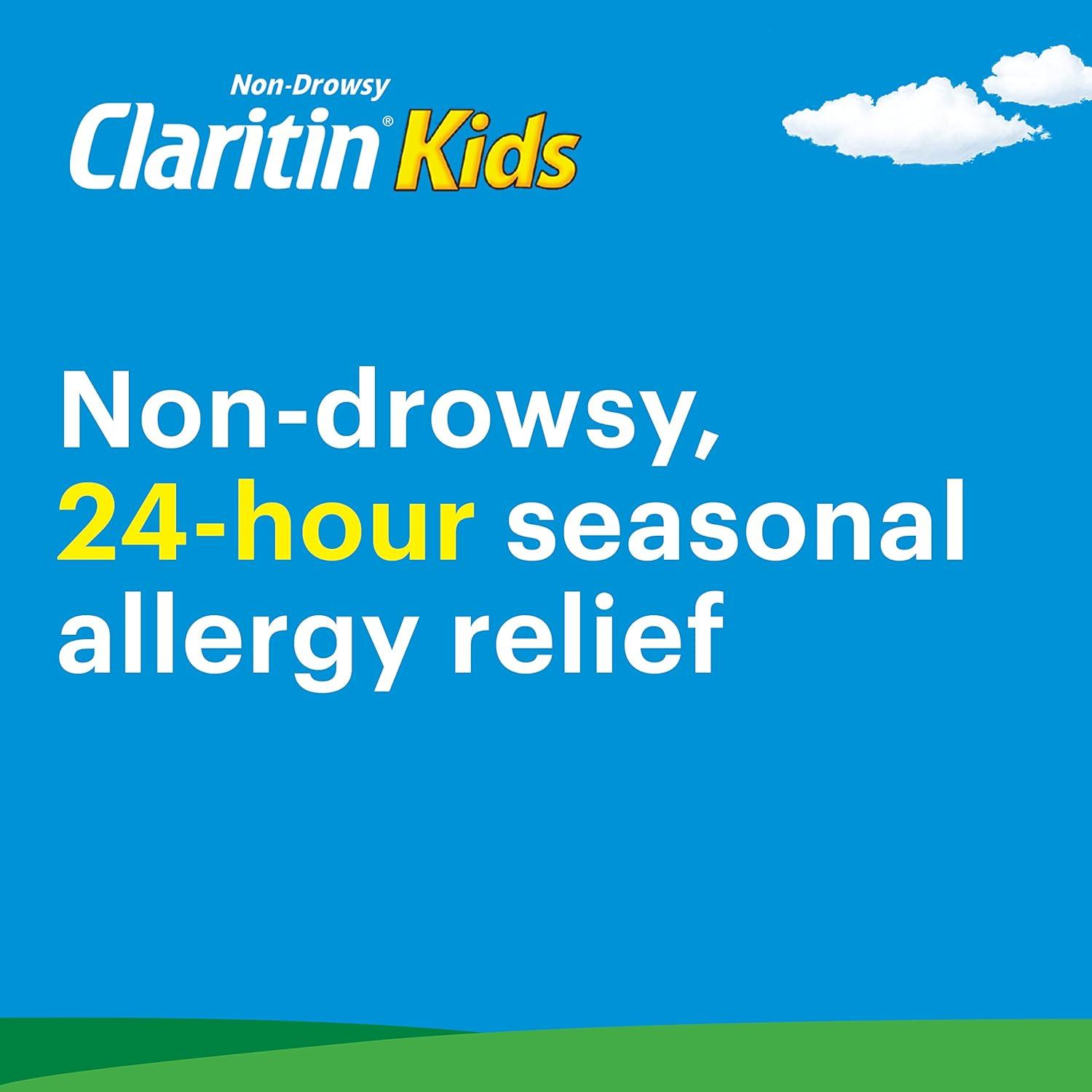 Claritin Kids Rapid Dissolve Allergy Medication - 24 Hour Non-Drowsy ...