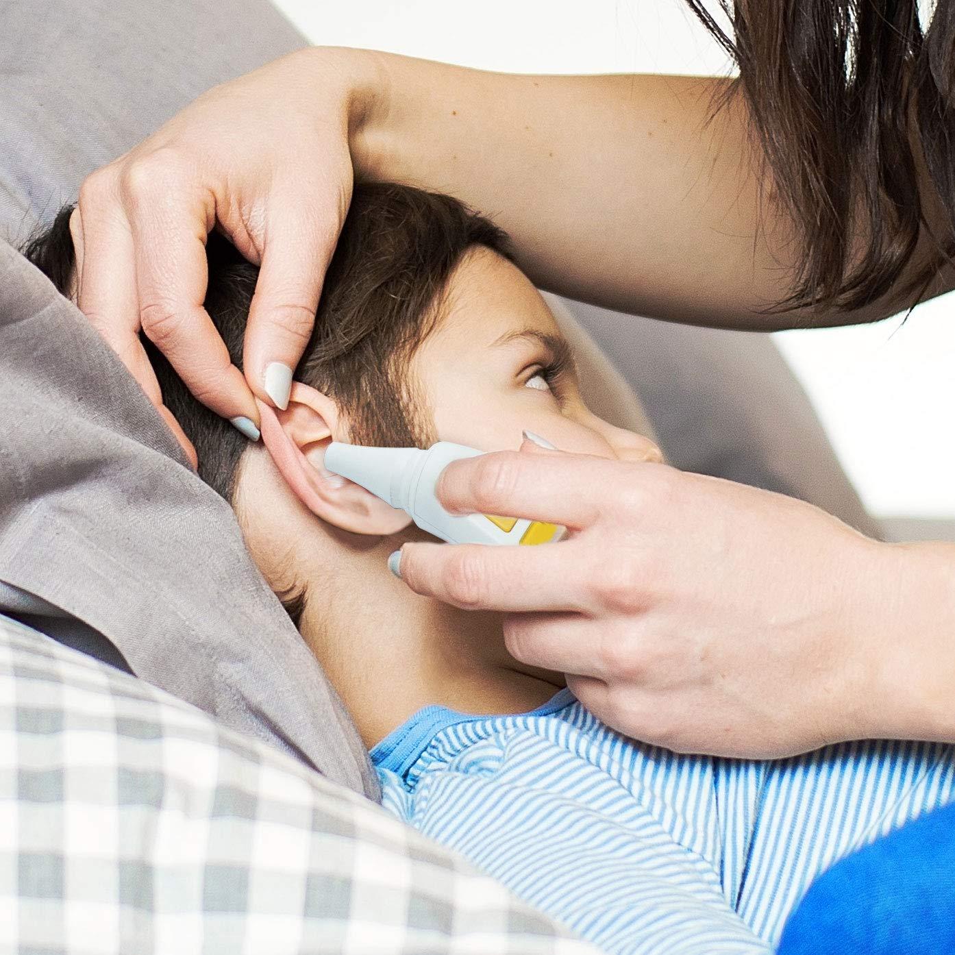 Instant Ear Thermometer with Glowing Fever Indicator | Accurate & Fast ...