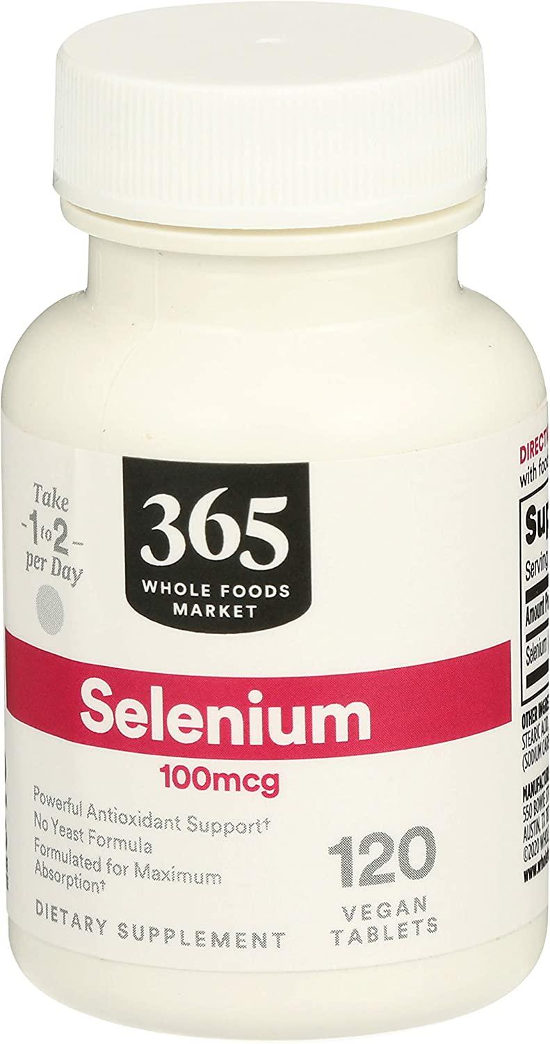 Whole Foods Market Selenium 100MCG 120 Tablets - Vital Antioxidant Support