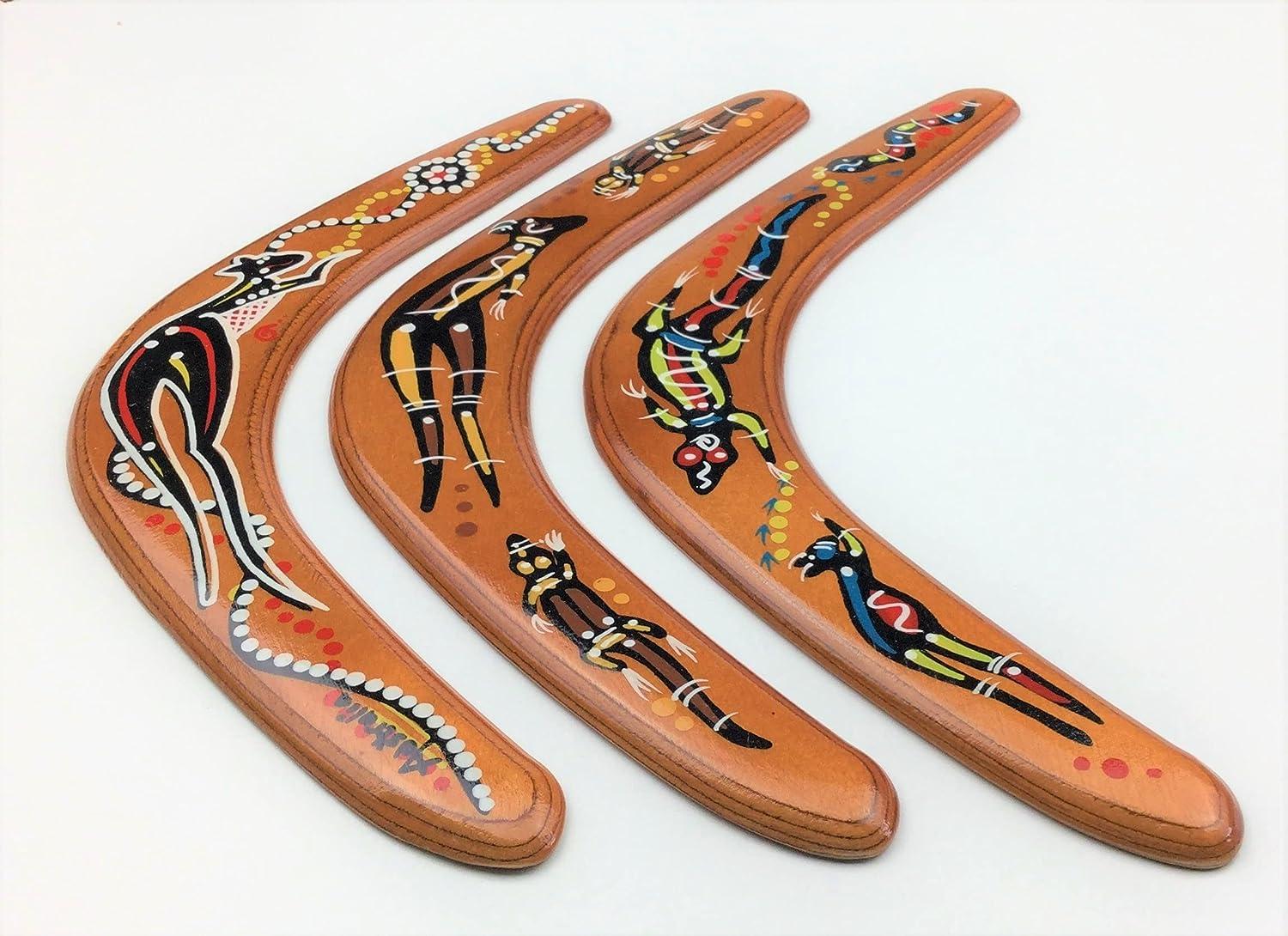 Hand Crafted Australian Made 29cm (12 in) Throwing Boomerang 3-Pack ...