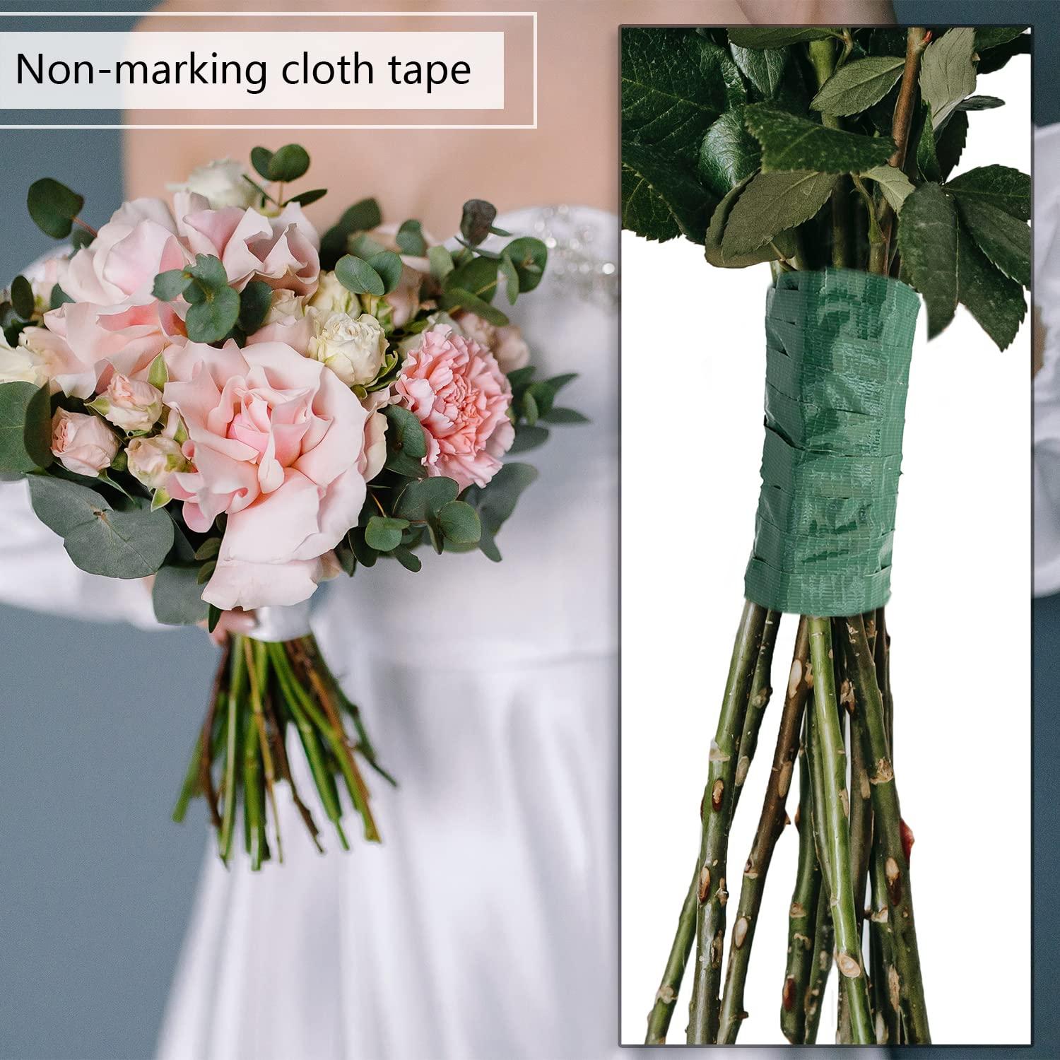 Green Waterproof Floral Tape 1/2 Wide | Adhesive Florist Tape for ...