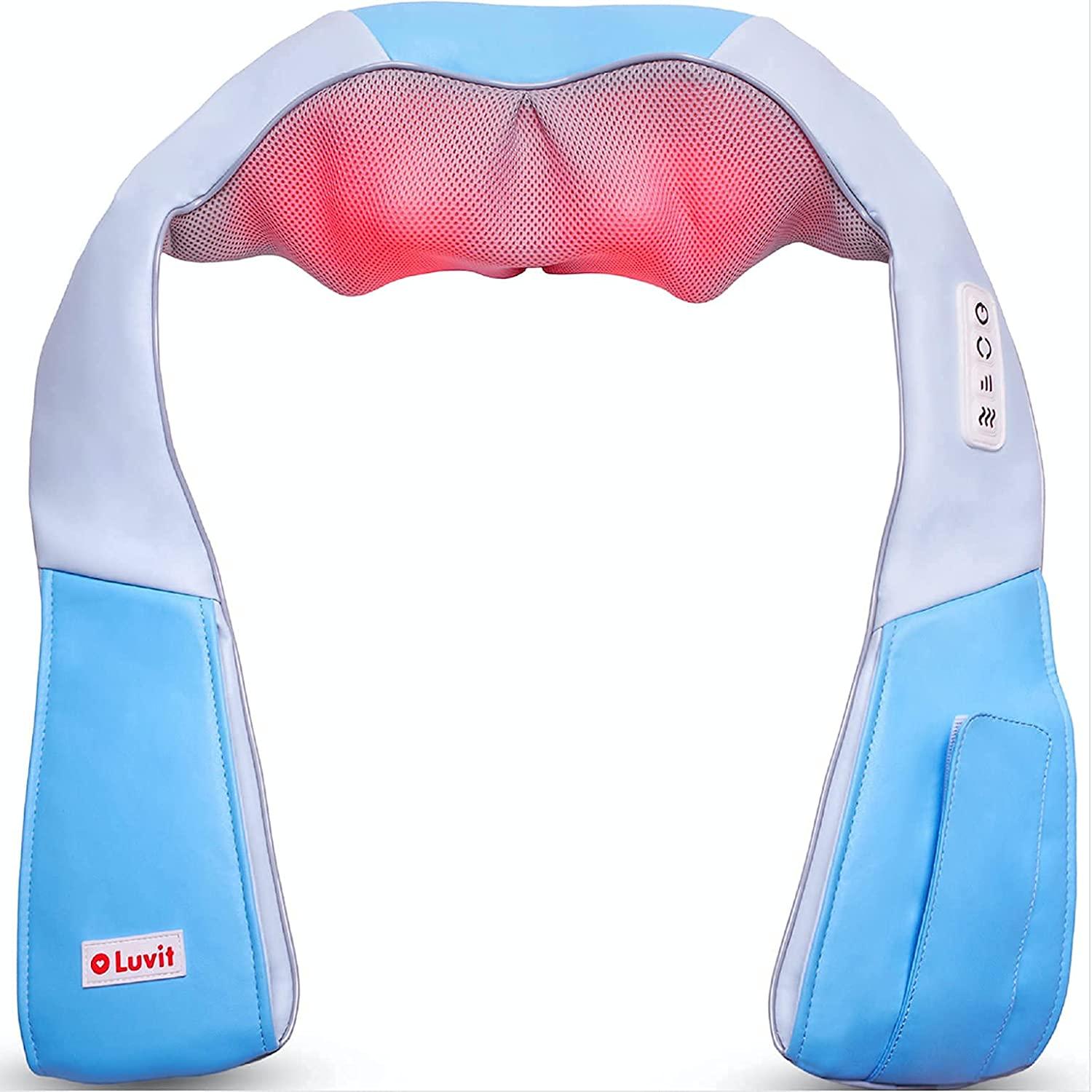 Flash Sale Save 50 On Shiatsu Neck And Shoulder Massager With Heat Deep Tissue 3d Kneading For