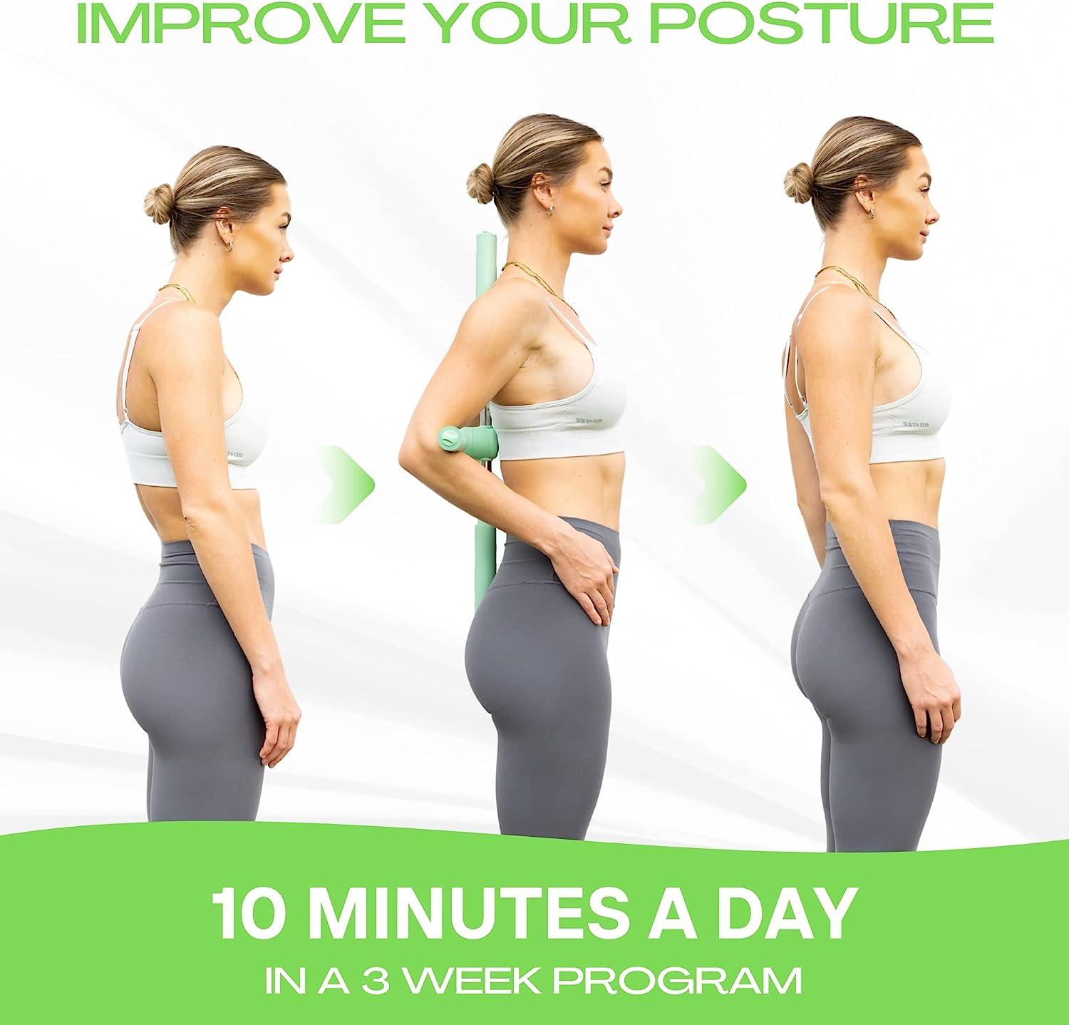 BodyTree Posture Corrector Yoga Cross Stick - Compact and Adjustable ...