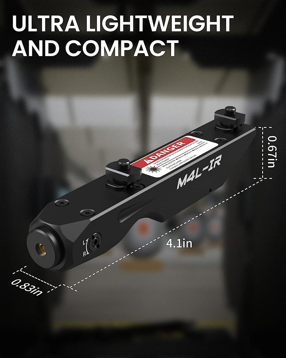 Votatu M4L- IR Laser Sight for Rifle Compatible with M-Lok Rail, Ultra ...