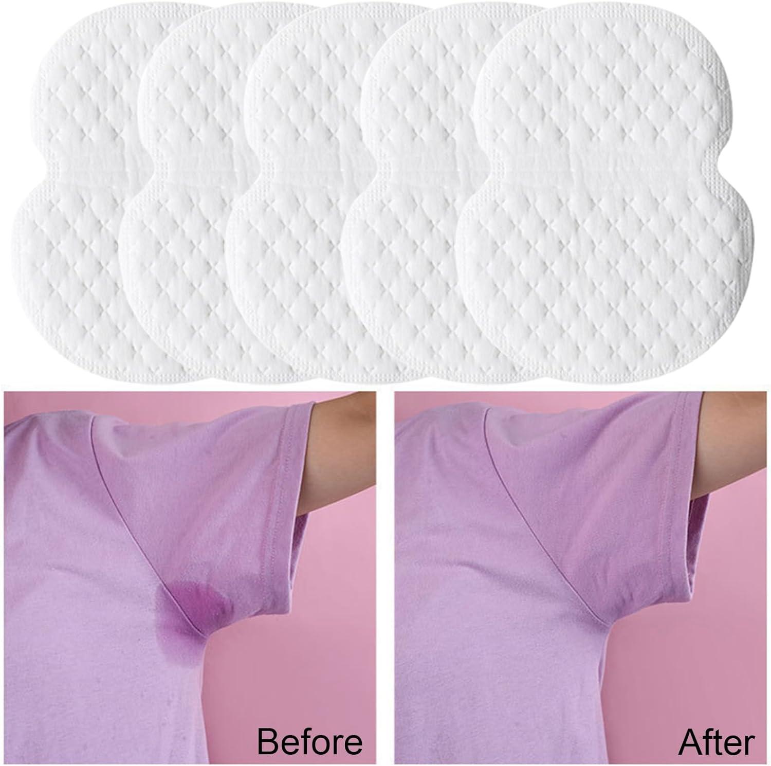 Jinpojun 20 Self-Adhesive Armpit Pads - Invisible Sweat Pads for Men ...