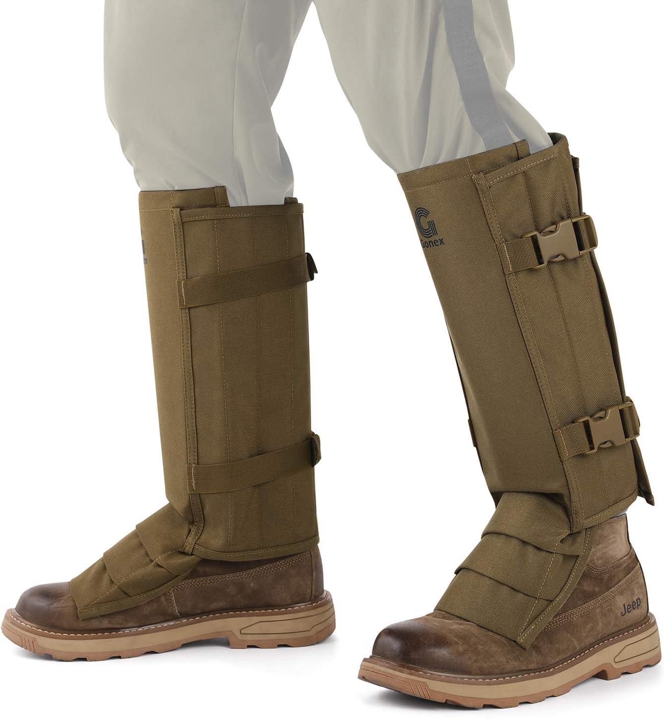 Gonex Snake Gaiters - Waterproof Snake Guards for Men & Women | Snake ...