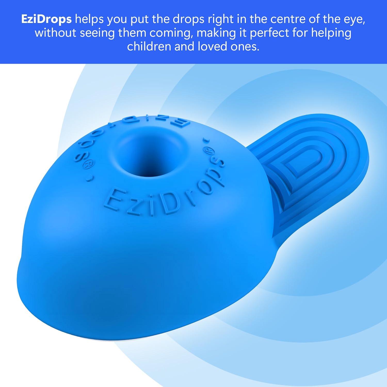 EziDrops Eye Drop Dispenser Aid - Easy & Safe Vision Care Applicator ...