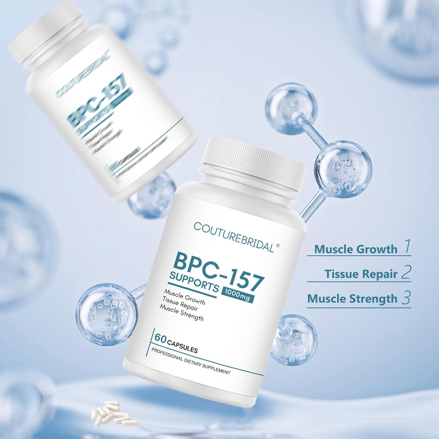 COUTUREBRIDAL New Bpc 157 Peptide 1000 mcg 60 Capsules | Buy Now with ...