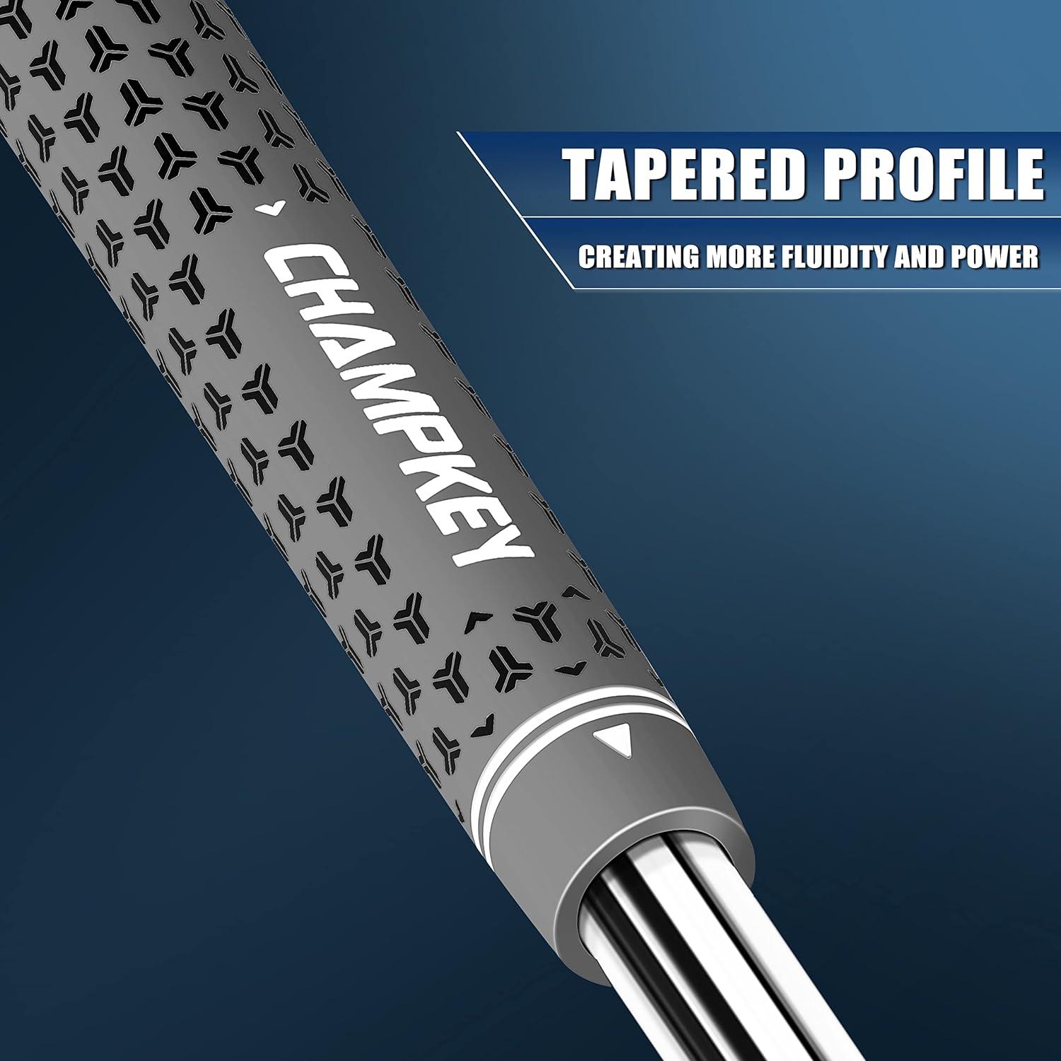 CHAMPKEY Y-360 Rubber Golf Grips 13 Pack with Repair Kits - High ...