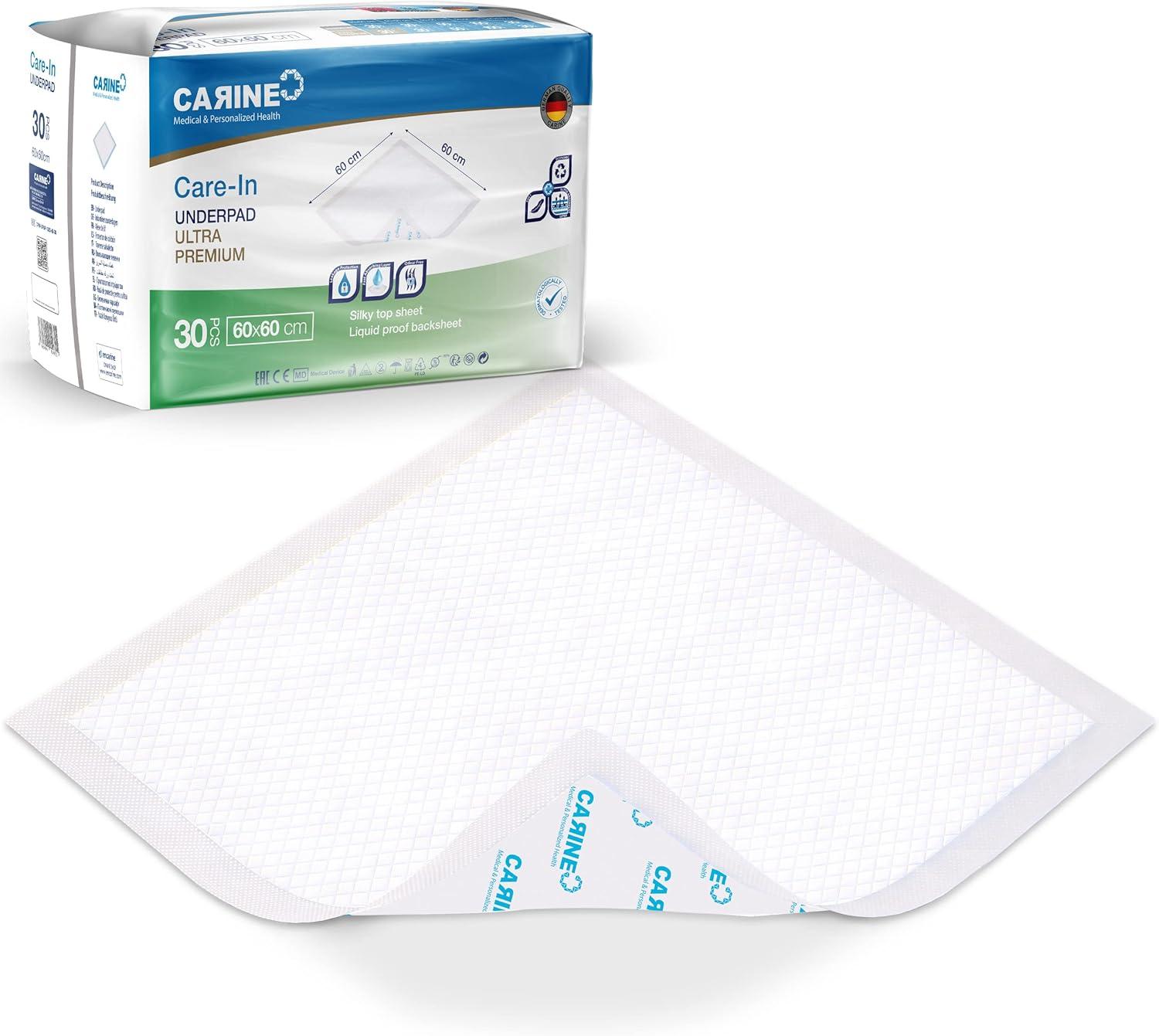 Premium Disposable Incontinence Documents - 30 Pack (60x60cm 1000ml ...