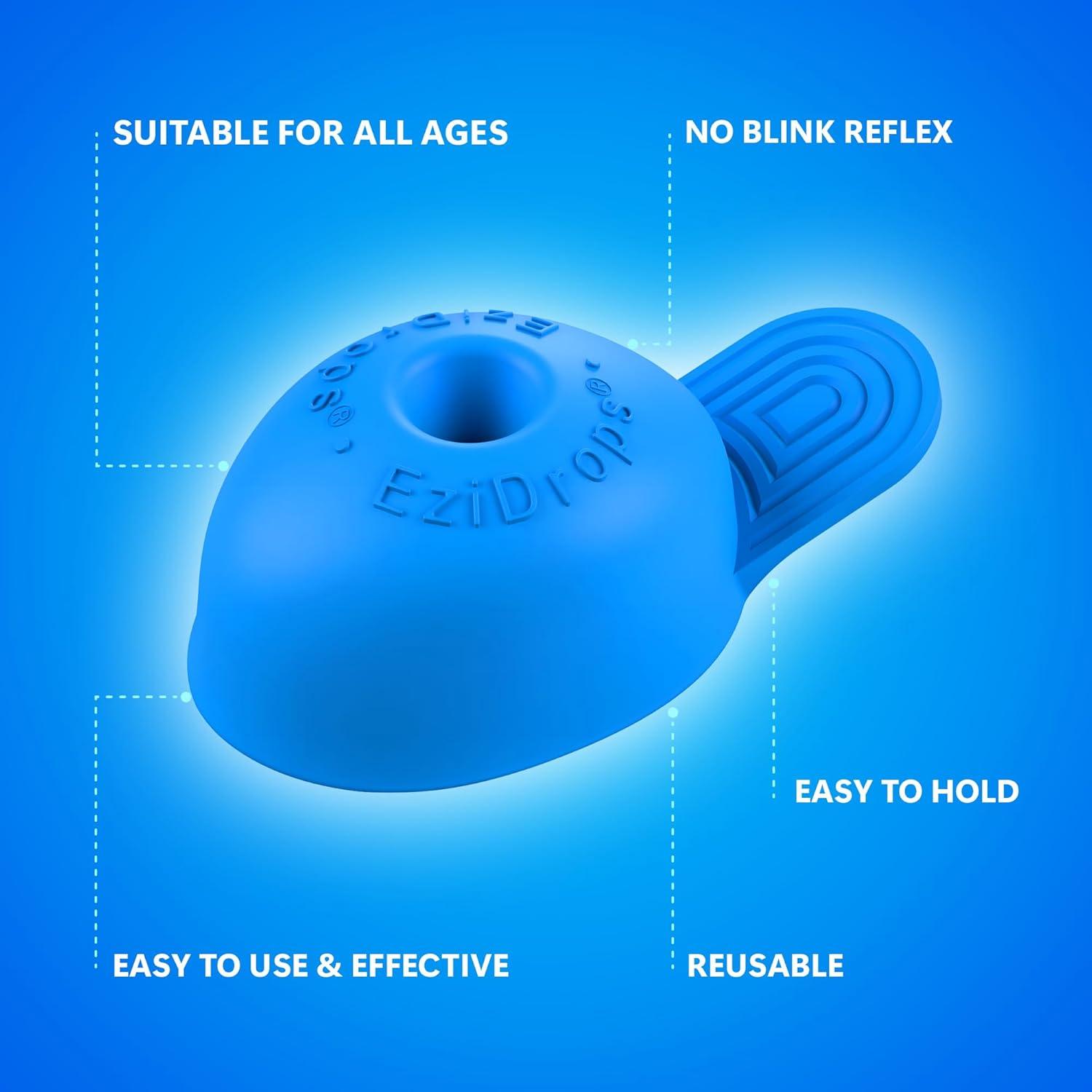 EziDrops Eye Drop Dispenser Aid - Easy & Safe Vision Care Applicator ...