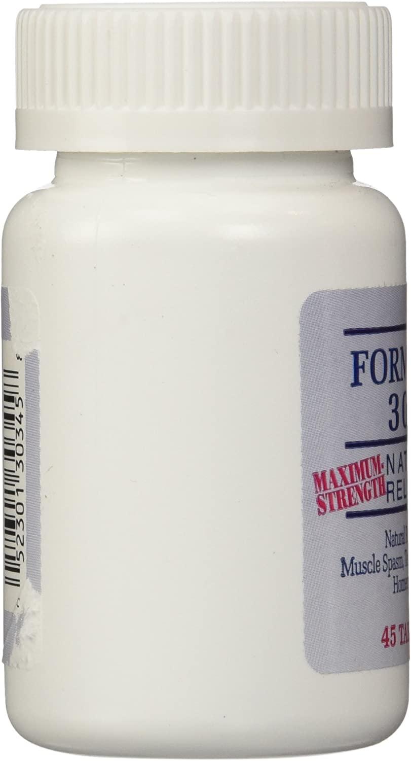 Dee CEE Labs Formula 303 Maximum Strength Natural Relaxant Tablets - 45 ct