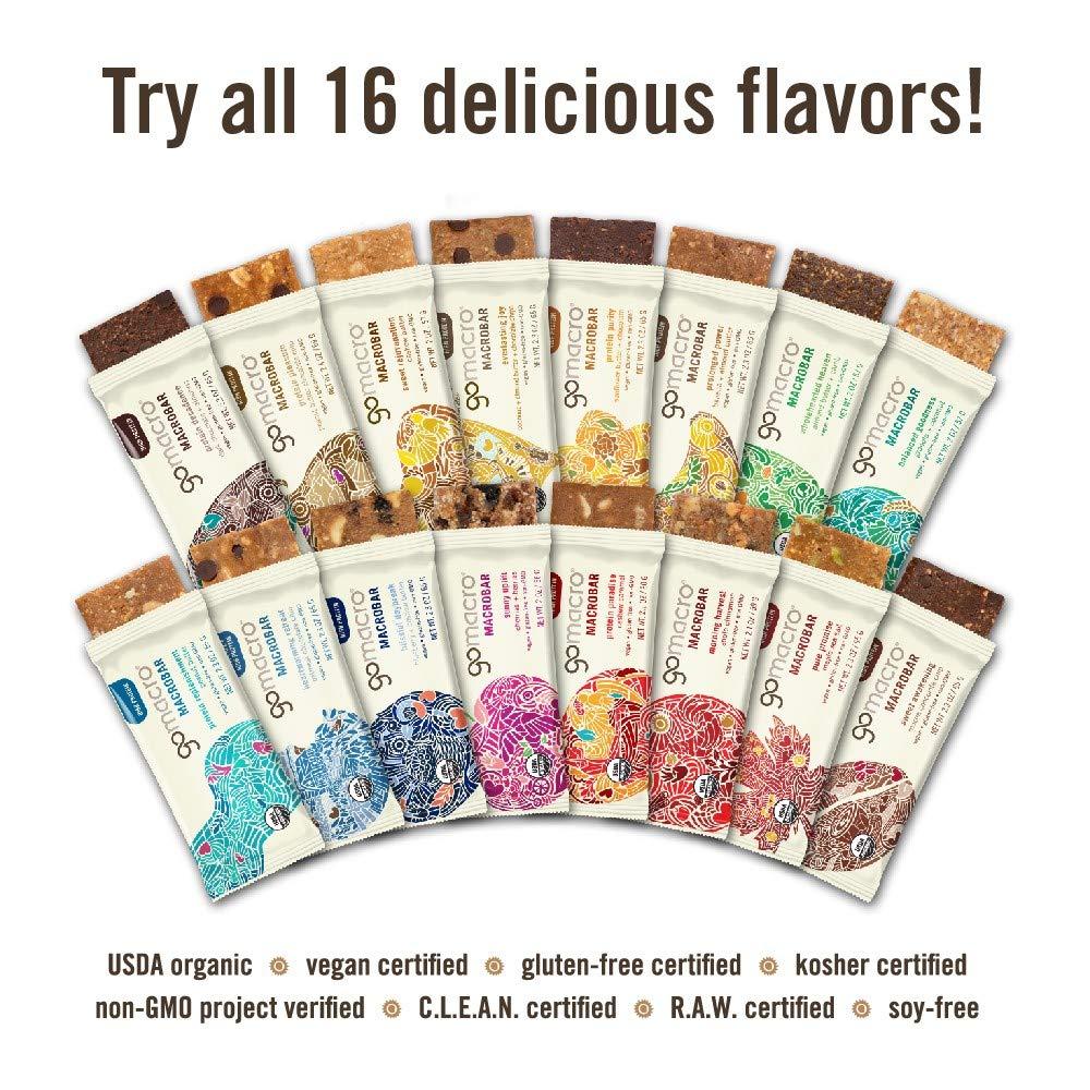 GoMacro Organic Vegan Protein Bars - Banana & Almond Butter (12-Pack ...