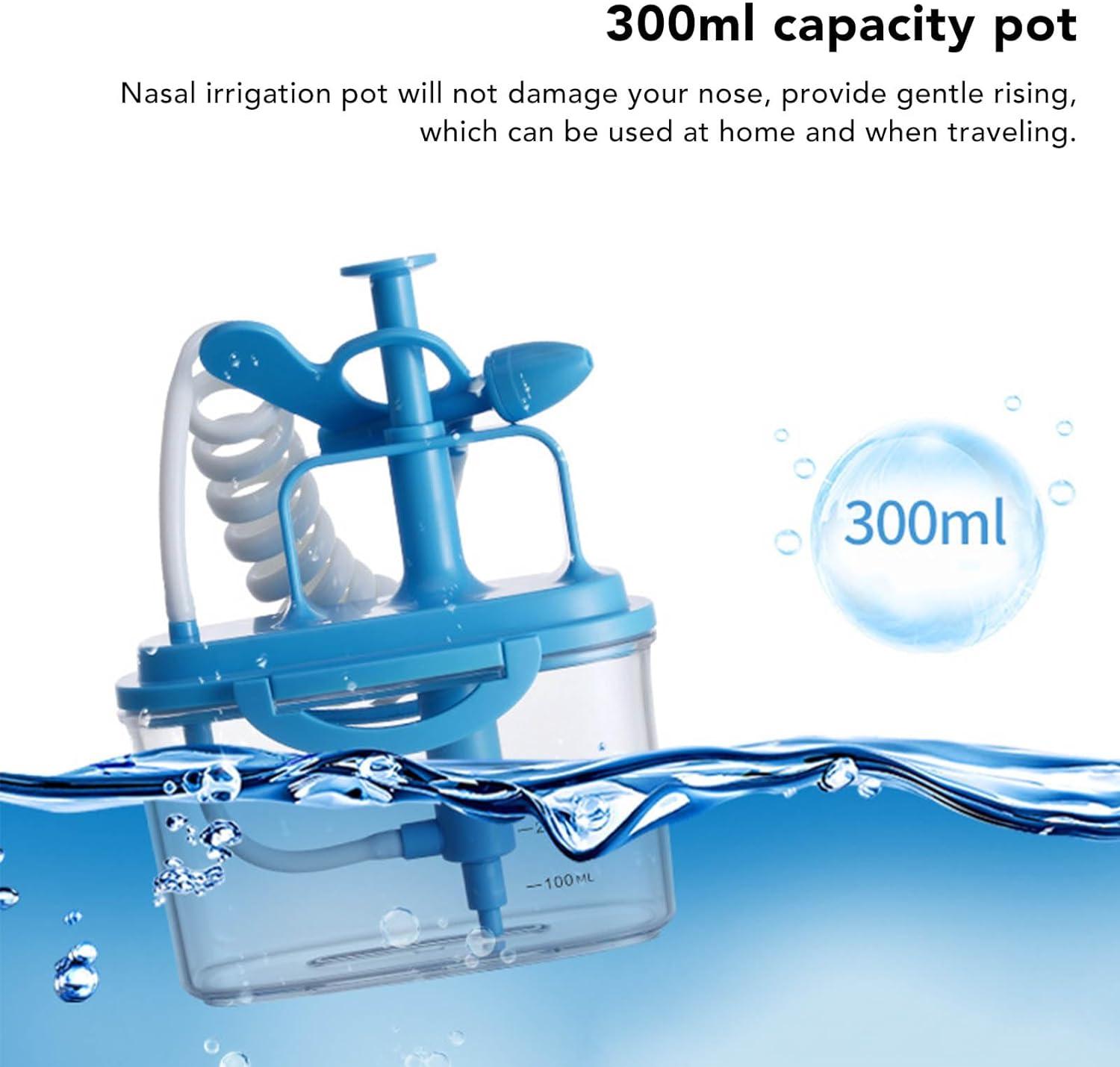 Sinus Rinse Neti Pot Nasal Wash Bottle Reduce Nasal Congestion Breathe ...