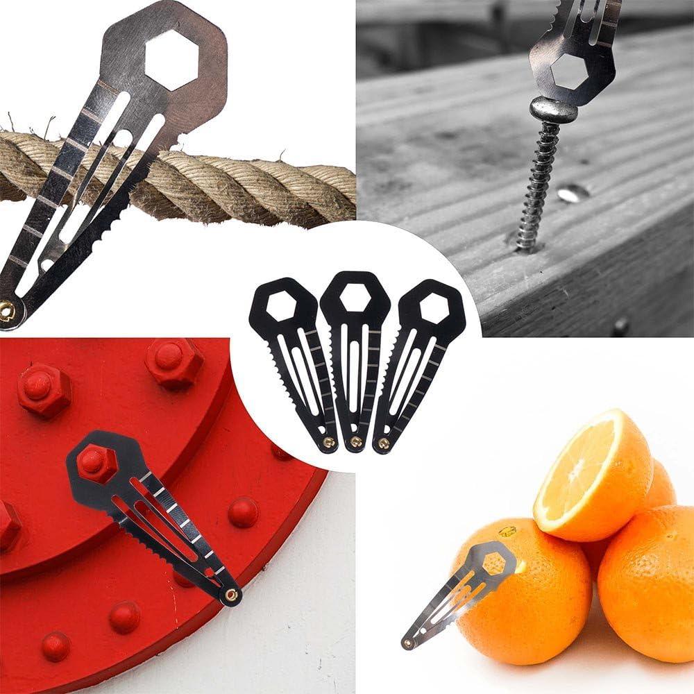 3 Pack Tactical Hair Clip - Universal Survival Kit for Women (3 Count ...