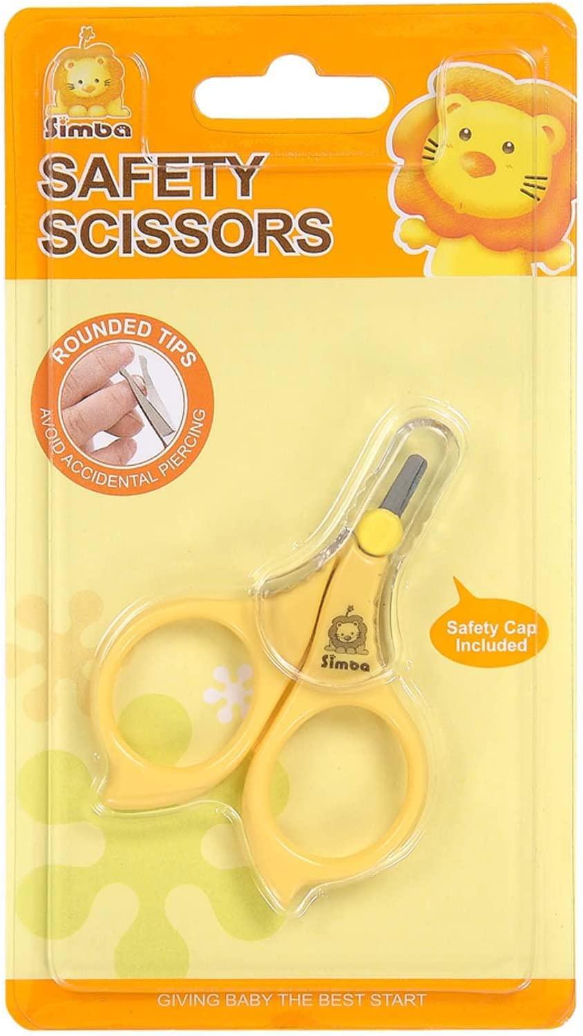 Simba Baby Safety Nail Scissors - Yellow | Trim Baby's Nails Safely ...