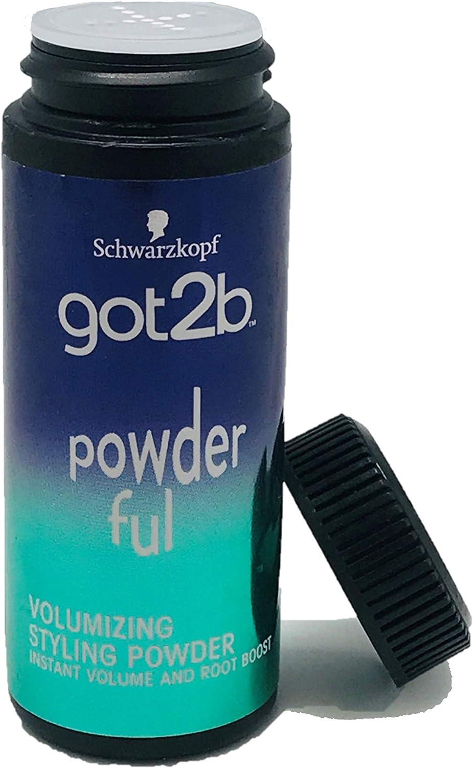 Schwarzkopf got2b POWDER'ful Volumising Styling Powder 10g (Pack of 2 ...