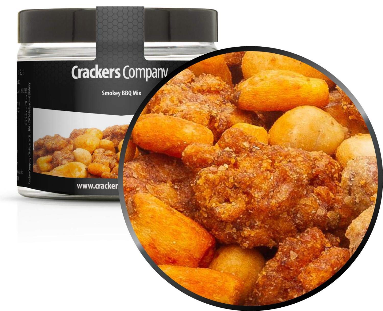 Buy Belros Smokey BBQ Snack Mix - 5 x 55g Vegetarian Rice Crackers 15% Protein 275g PET Can ...