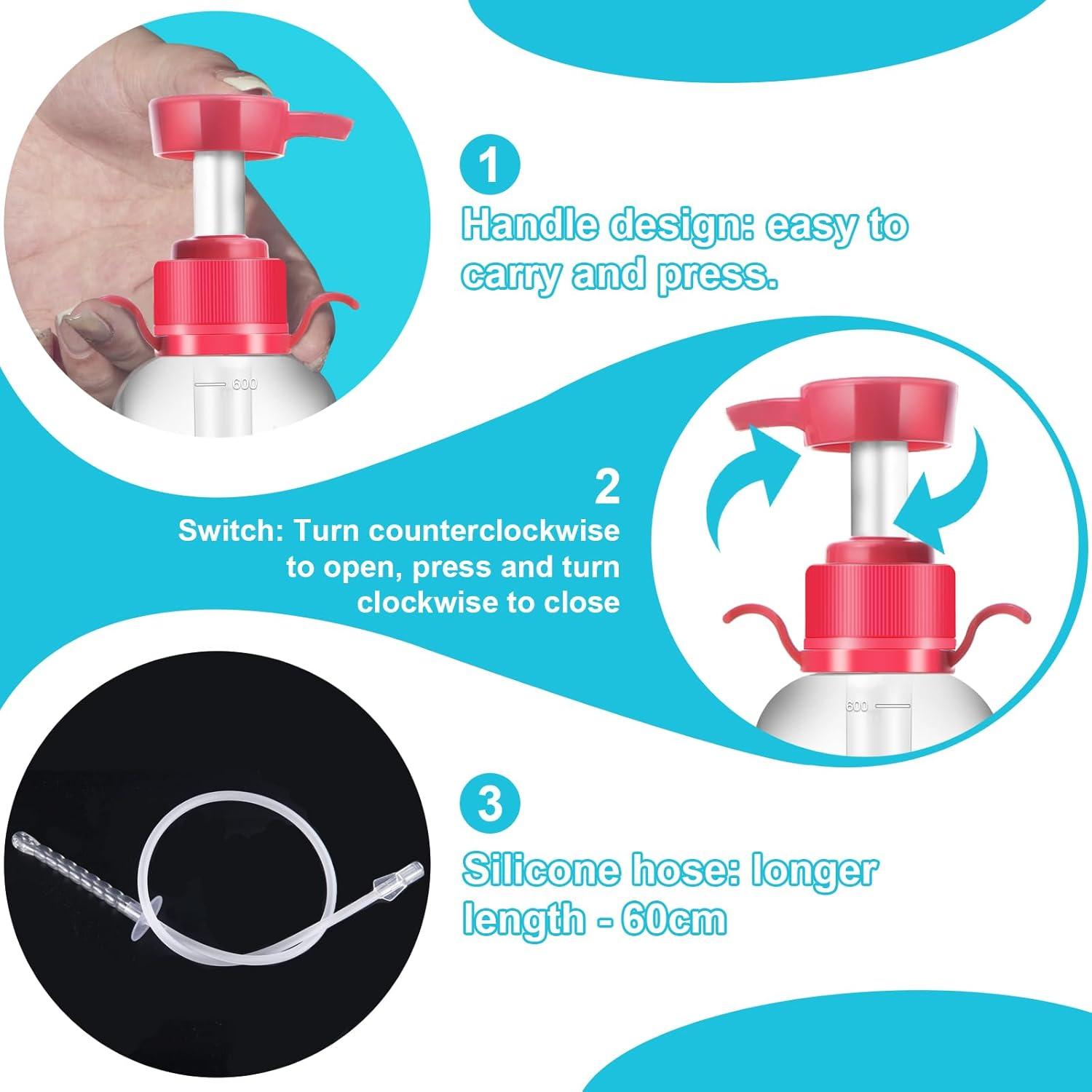 Enema for Colon Cleansing | 600ML Bowel Emptying Kit for Men & Women ...