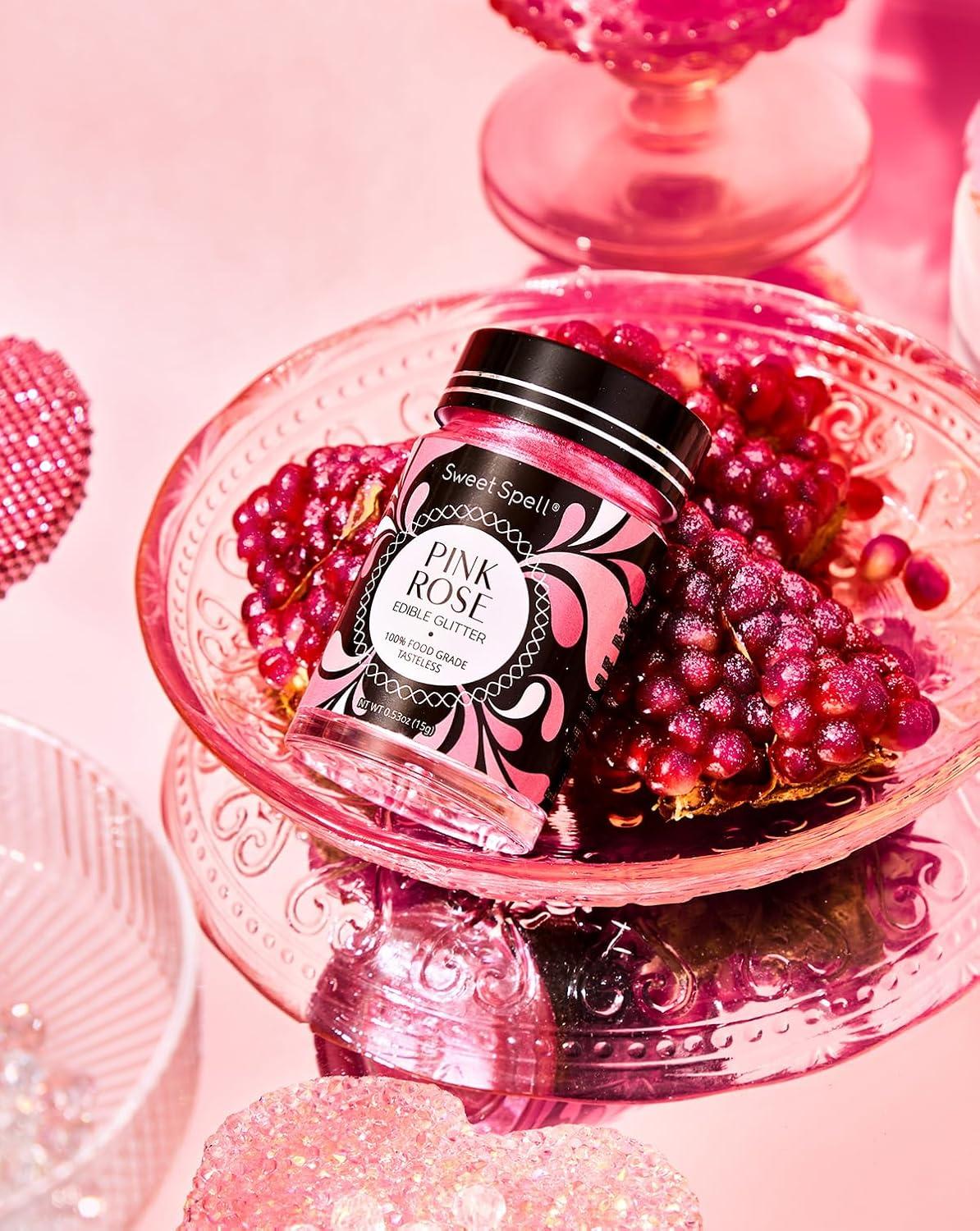 Sweet Spell Edible Glitter - Pink Rose - 0.53 Oz. | Buy Now in ...
