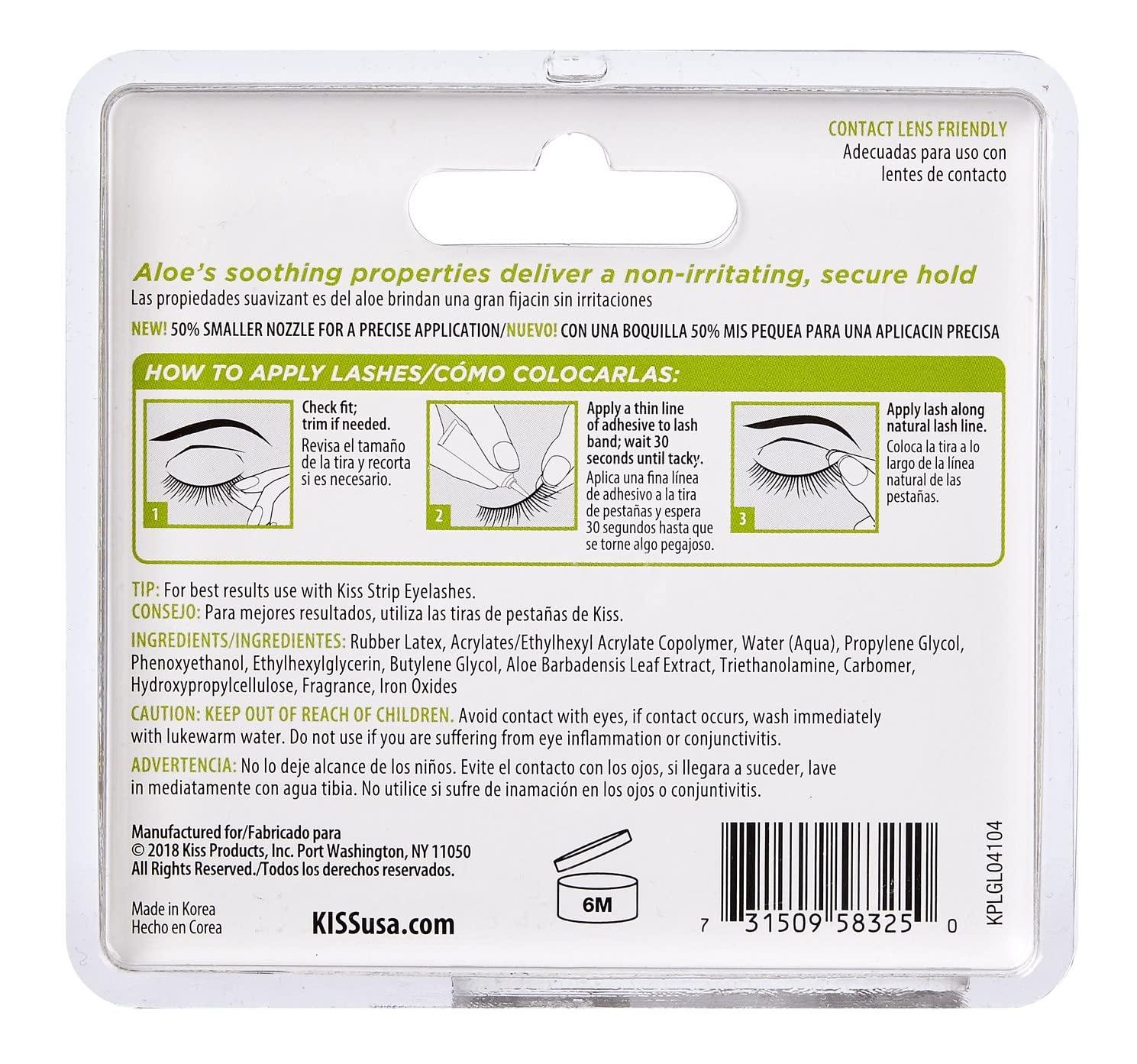 Kiss Strip Lash Adhesive Black - 6 Pack | Best Quality & Long Lasting ...