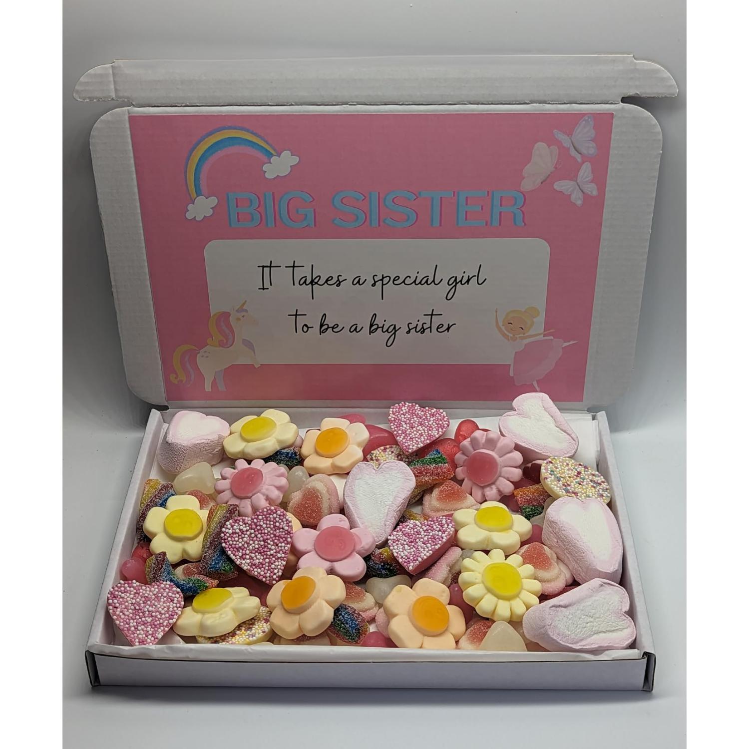 Personalised big sister sweet box| Big sister sweet box| Big sister ...