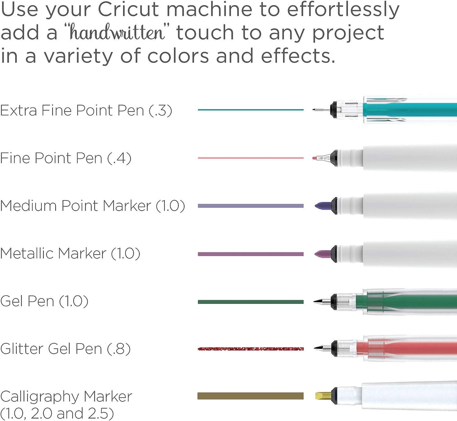Cricut Ultimate Fine Point Pen Set - 30 Assorted 0.4mm Fine Tip Pens ...