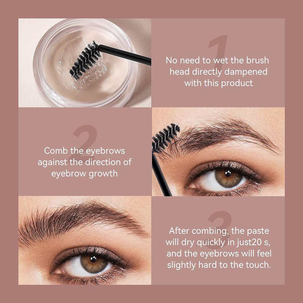 Brow Soap Styling Wax for Neat & Tidy Eyebrows - DIY Lamination Effect ...