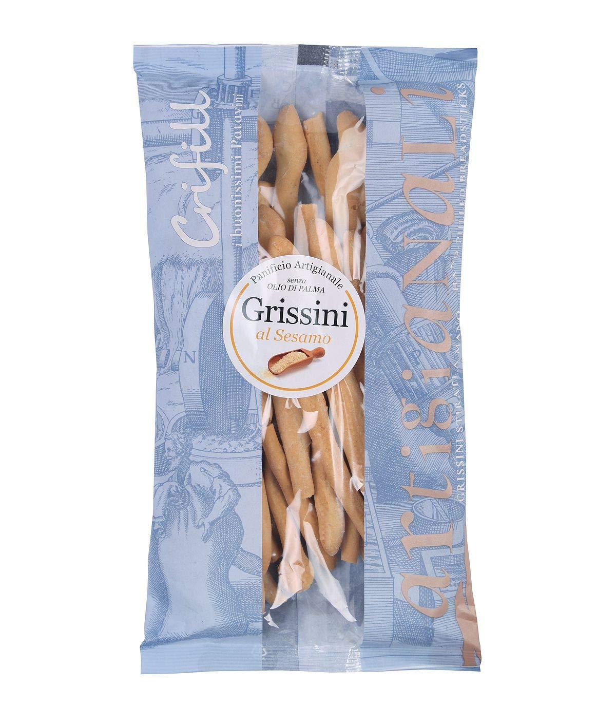Buy Crifill Handmade Italian Grissini Sticks with Sesame & Olive Oil ...