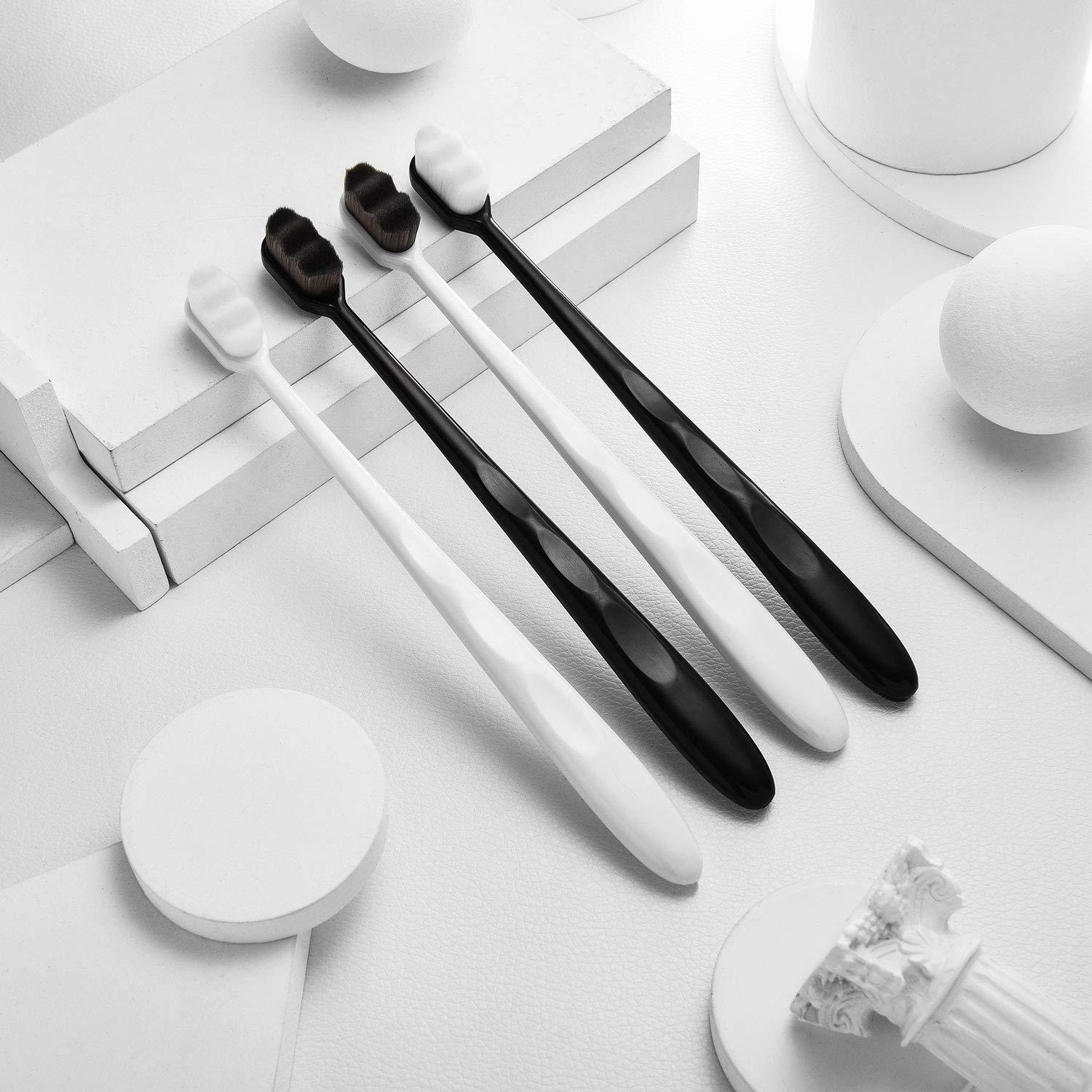 Extra Soft Micro-Nano Toothbrush - 8 Piece Set for Gentle Oral Care ...