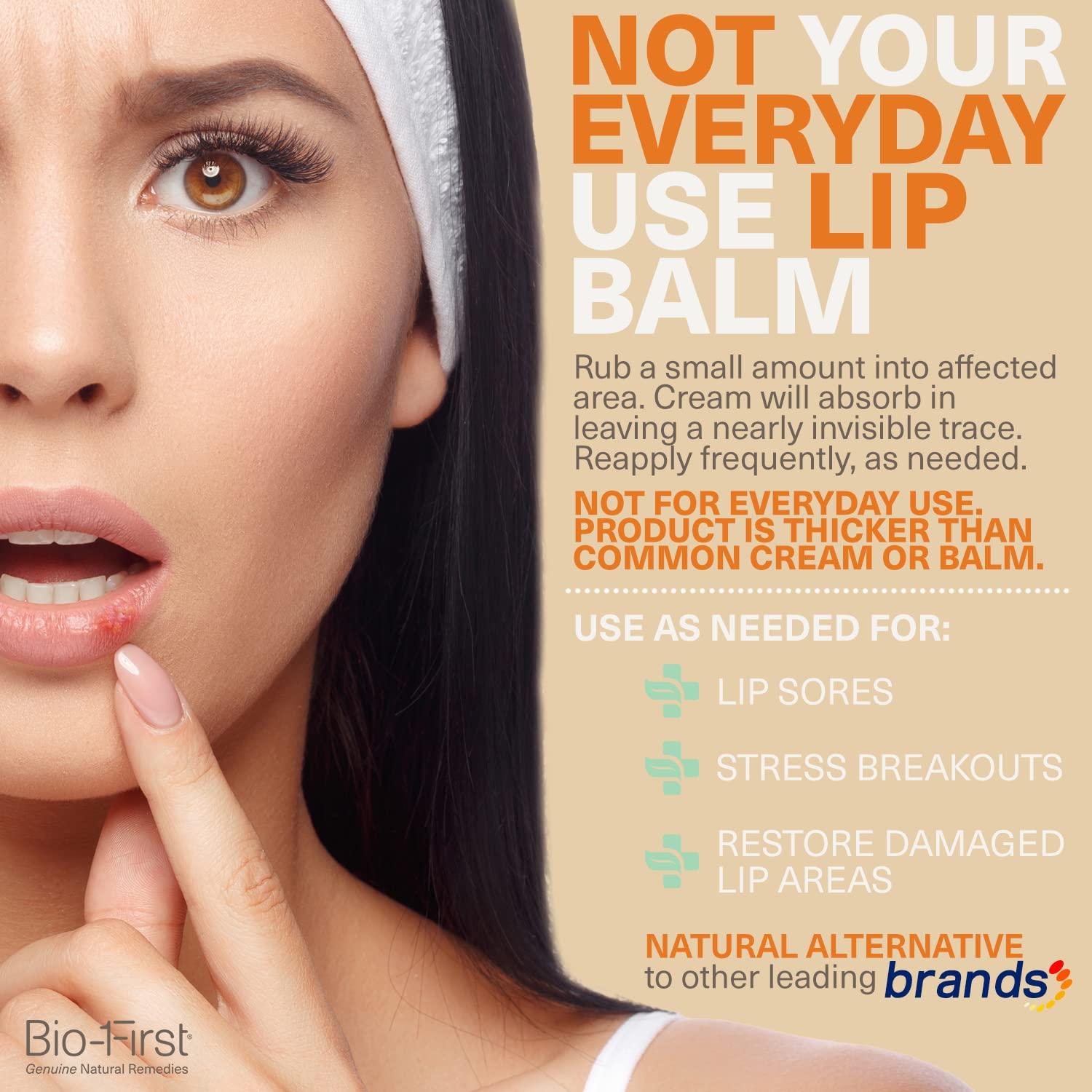 Bio-First Lip Sore Cream: Rapid Response Cold Sore Solution with Manuka ...