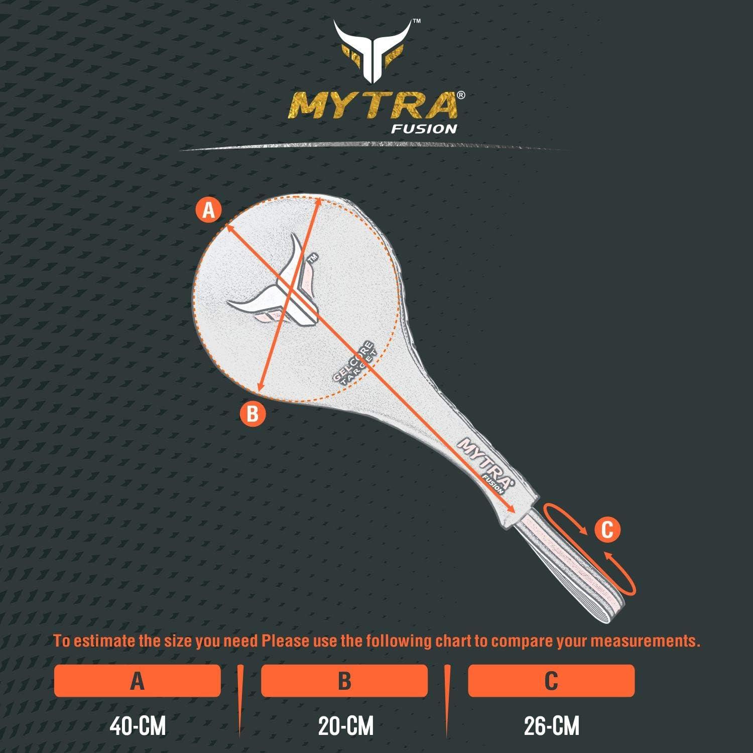Mytra Fusion Taekwondo TKD Paddle Racket Hand Karate Kick Boxing Strike ...