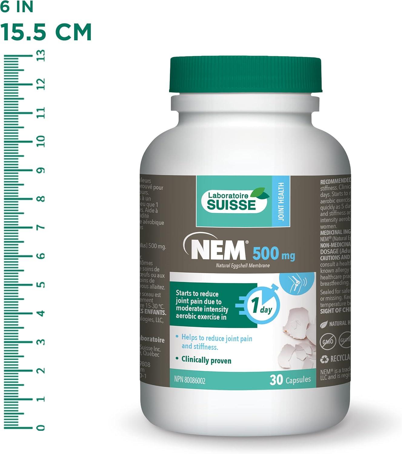 Laboratoire Suisse NEM Helps Reduce Joint Pain & Stiffness 30 Capsules ...