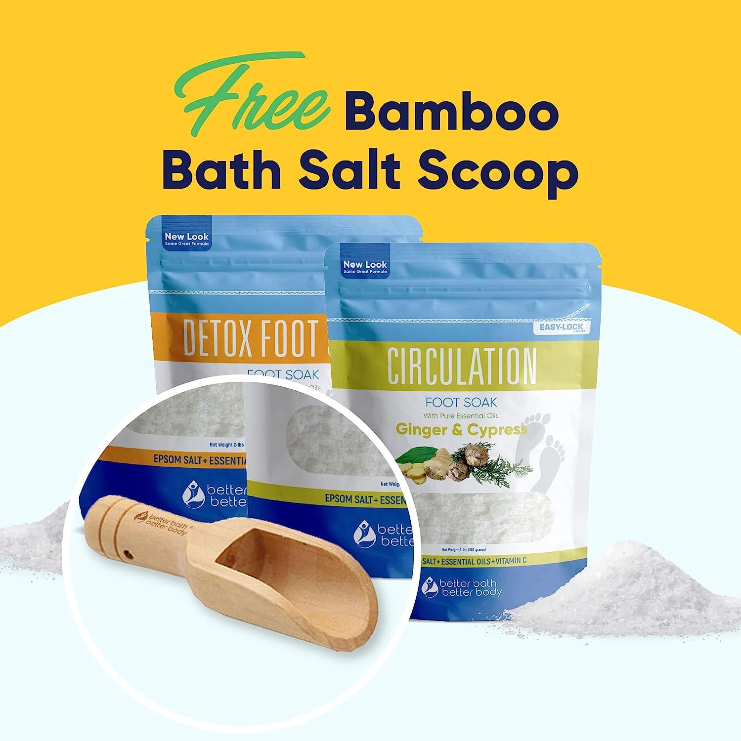 Foot Soak Salts Bundle 2-Pack - 4lbs Total for Foot Discomfort, Odor ...