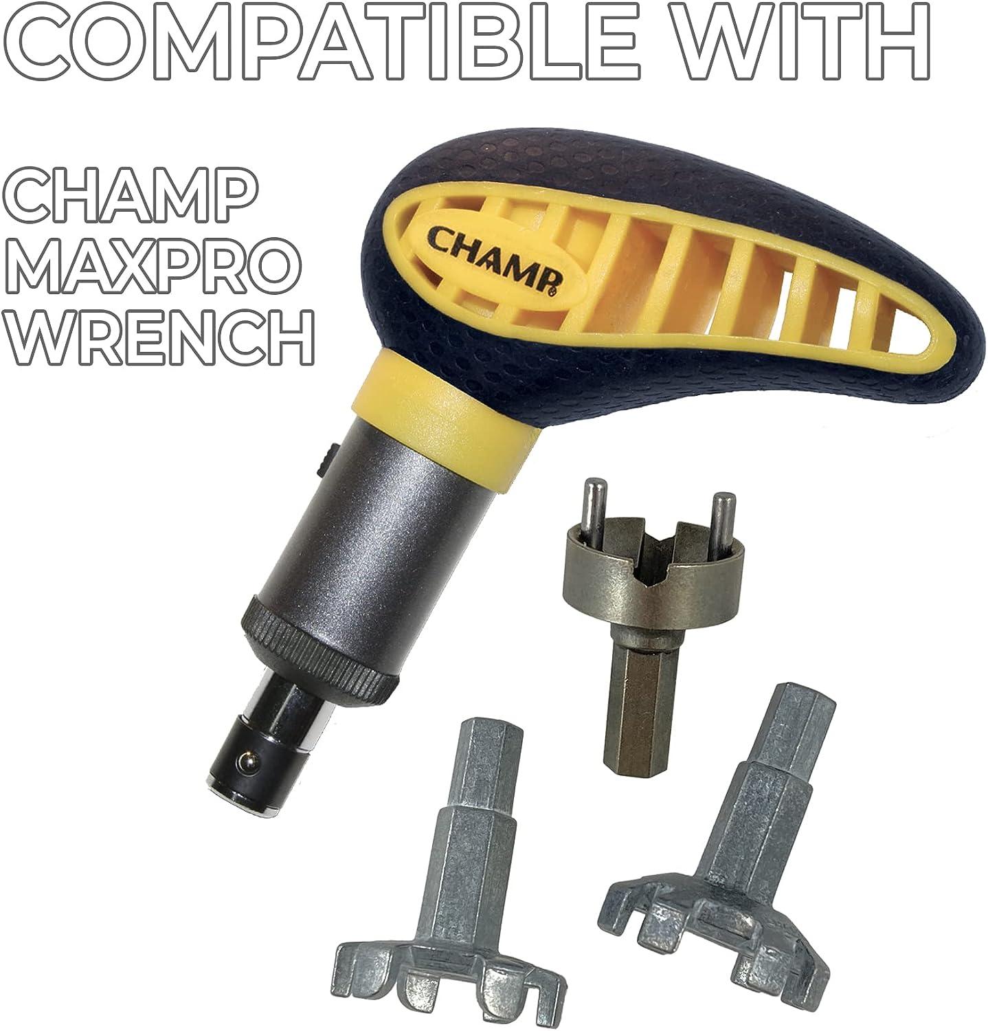 Champ Golf Zarma Spikes Disc Pack - Black/Silver | Durable Golf Shoe ...