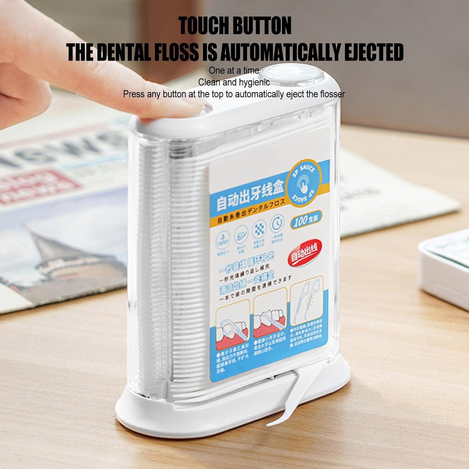 Fangz Dental Floss Dispenser | Automatic Refillable Tooth-Floss ...